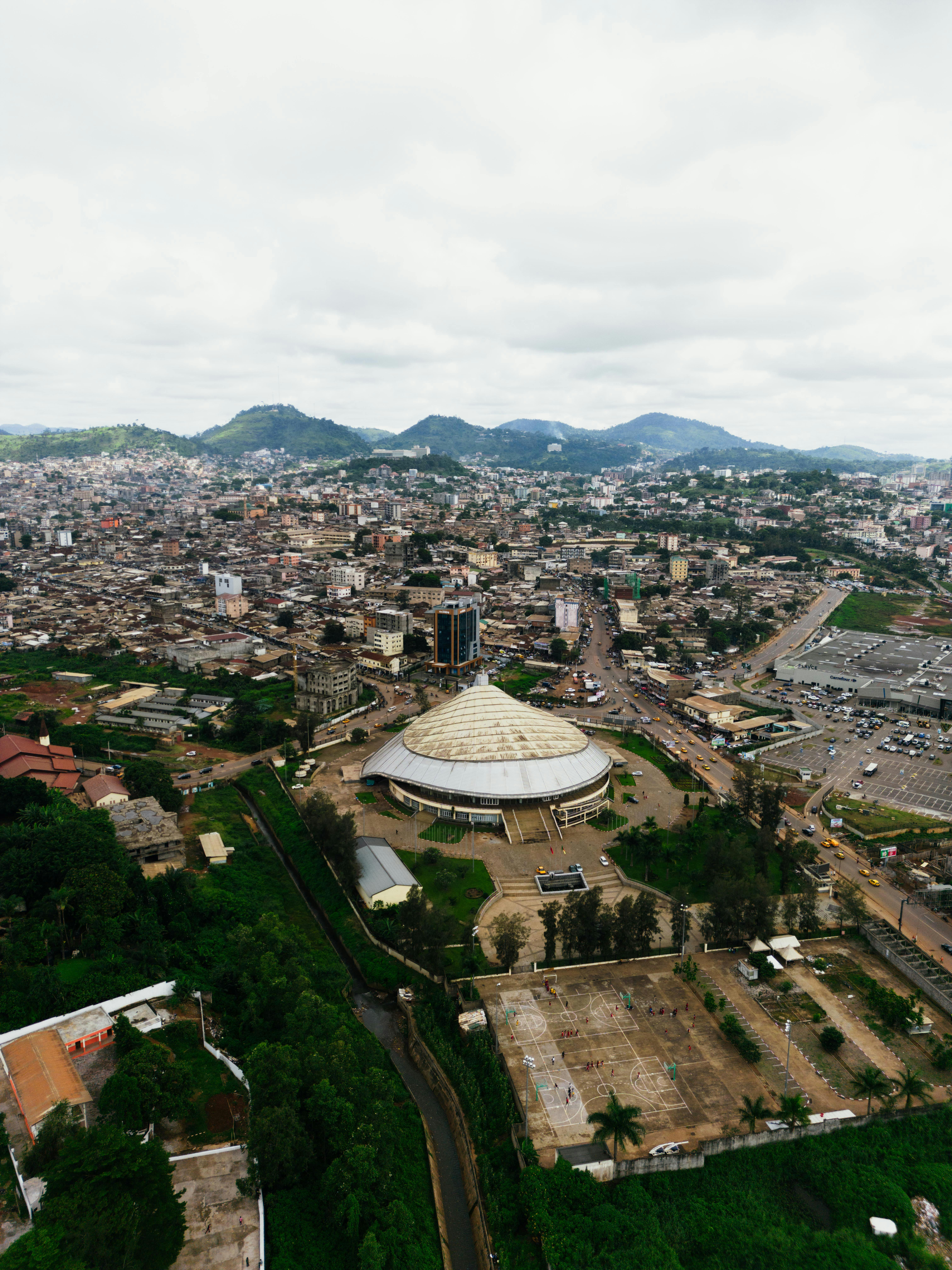 Cityscape with National Museum in Yaounde · Free Stock Photo
