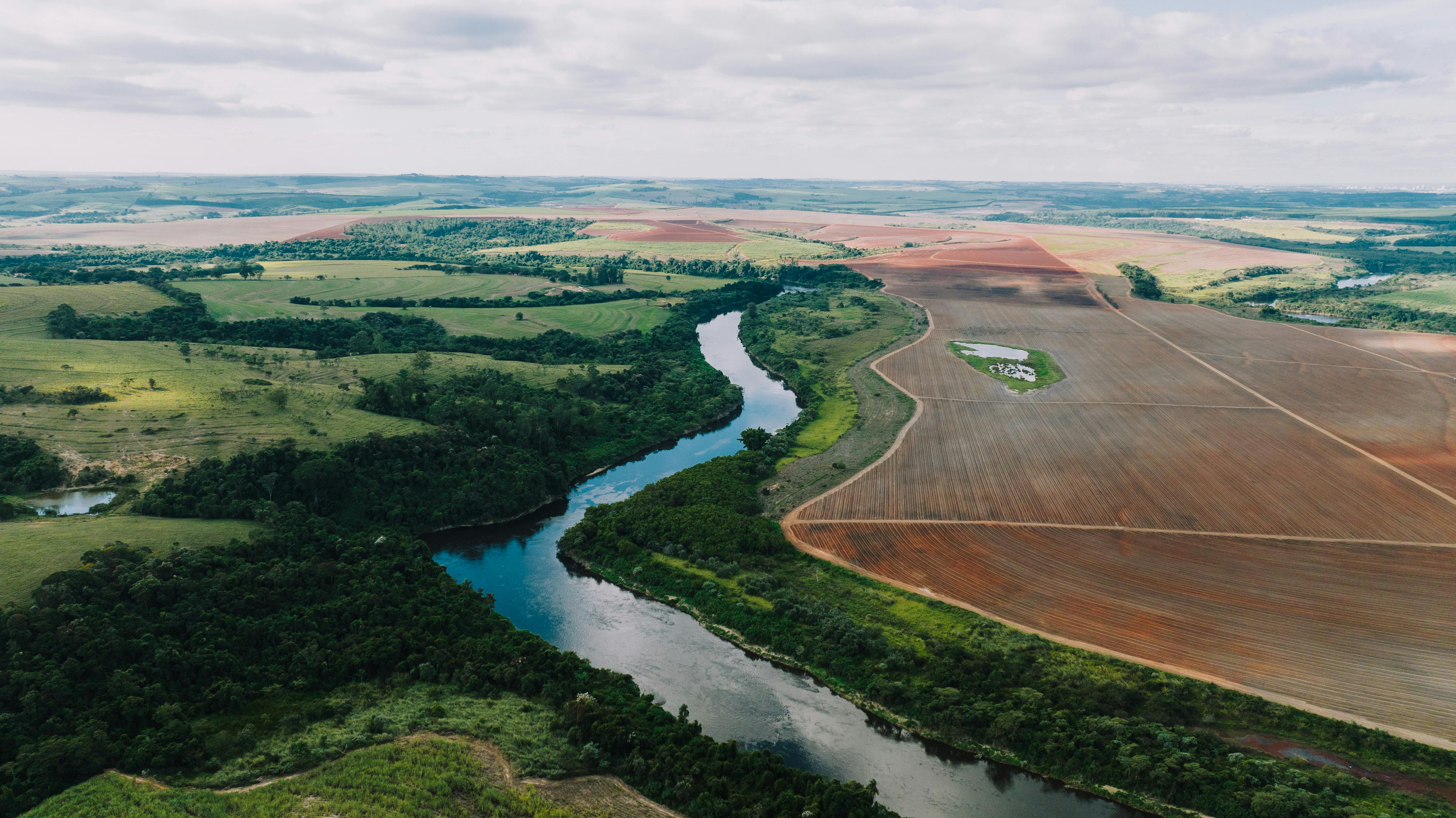 Aerial Photography of River · Free Stock Photo
