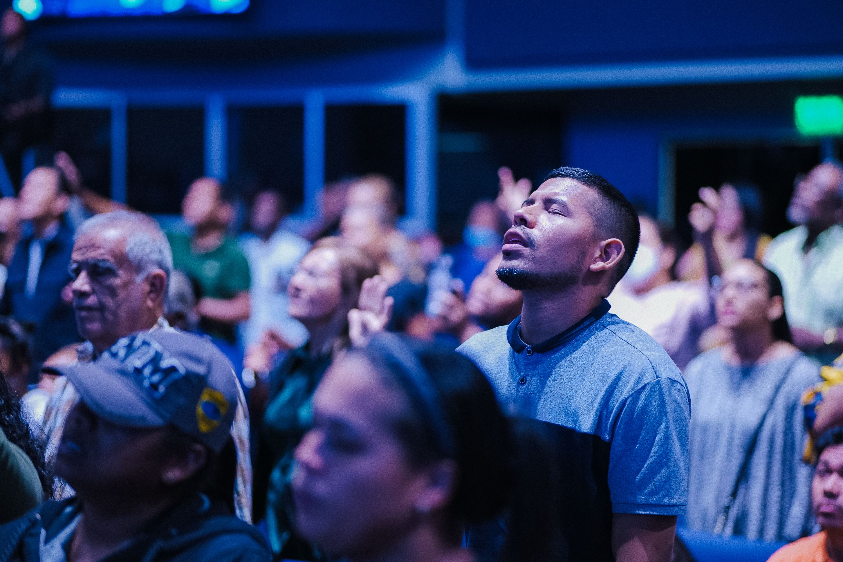 Women Praying on Gathering · Free Stock Photo