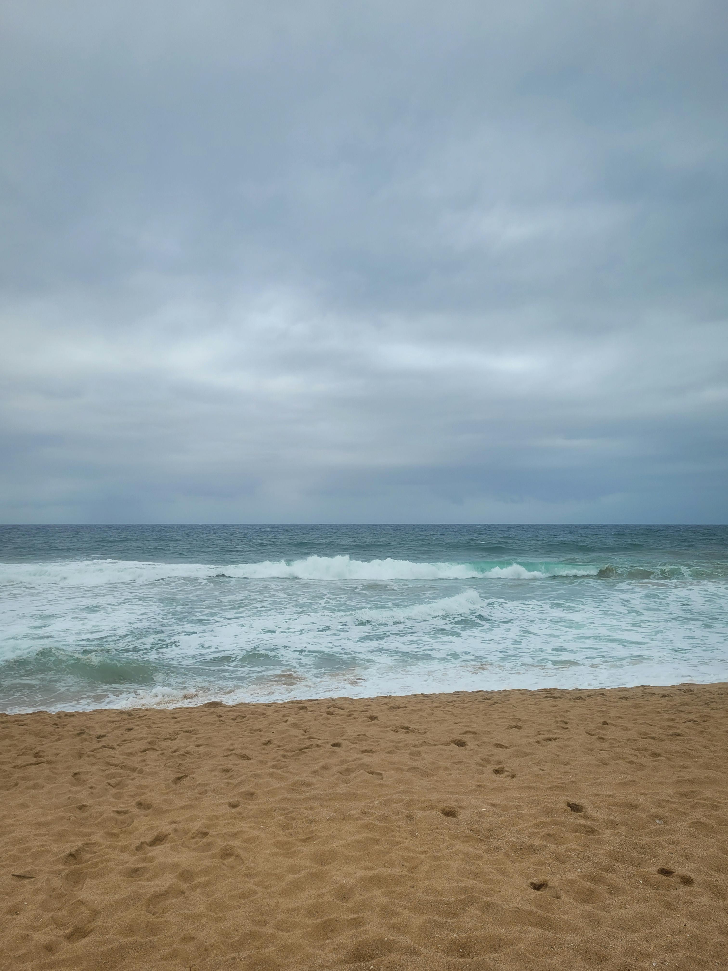 Scenic Overcast Beach in Florianópolis · Free Stock Photo