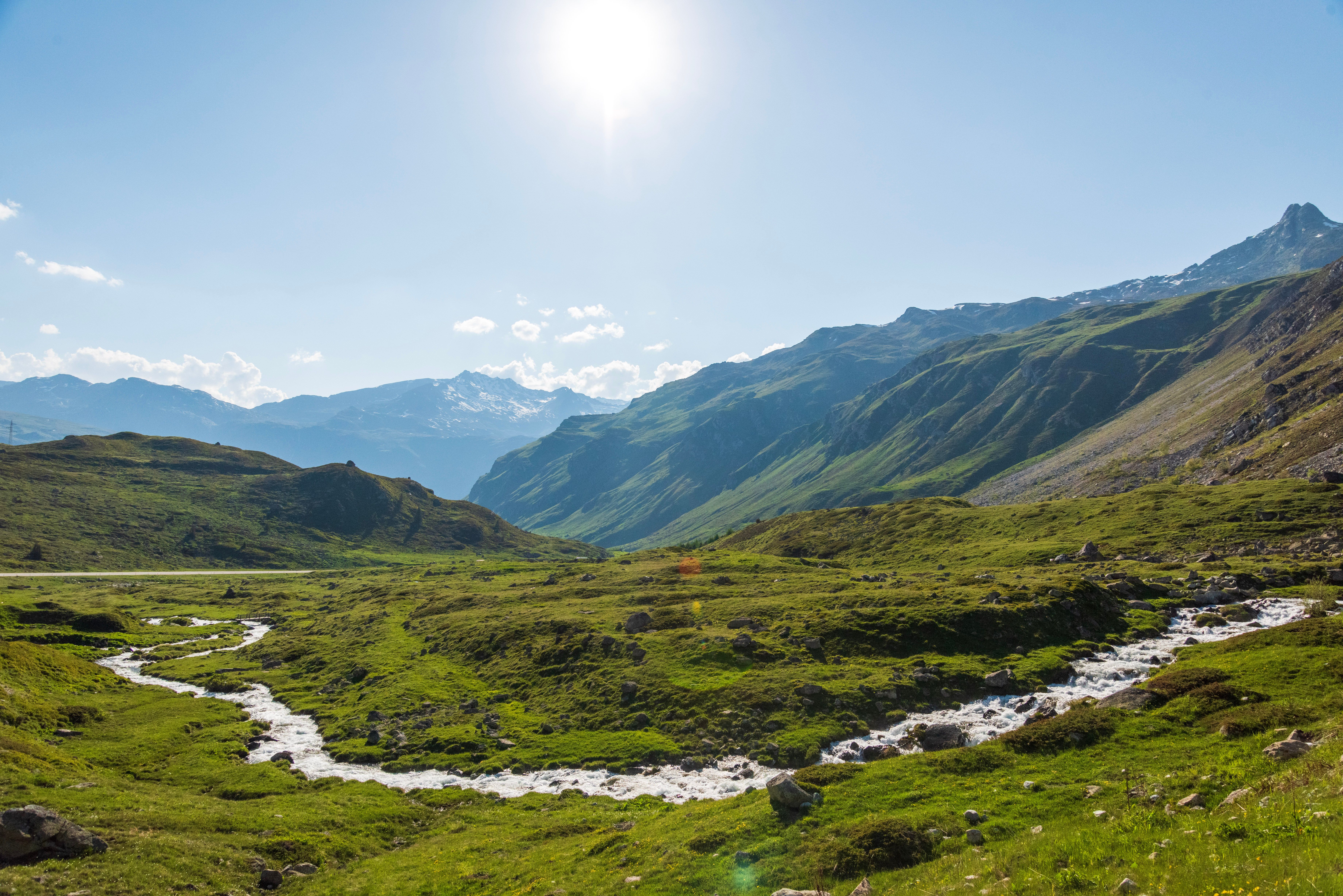 Stream in Valley in Mountains · Free Stock Photo