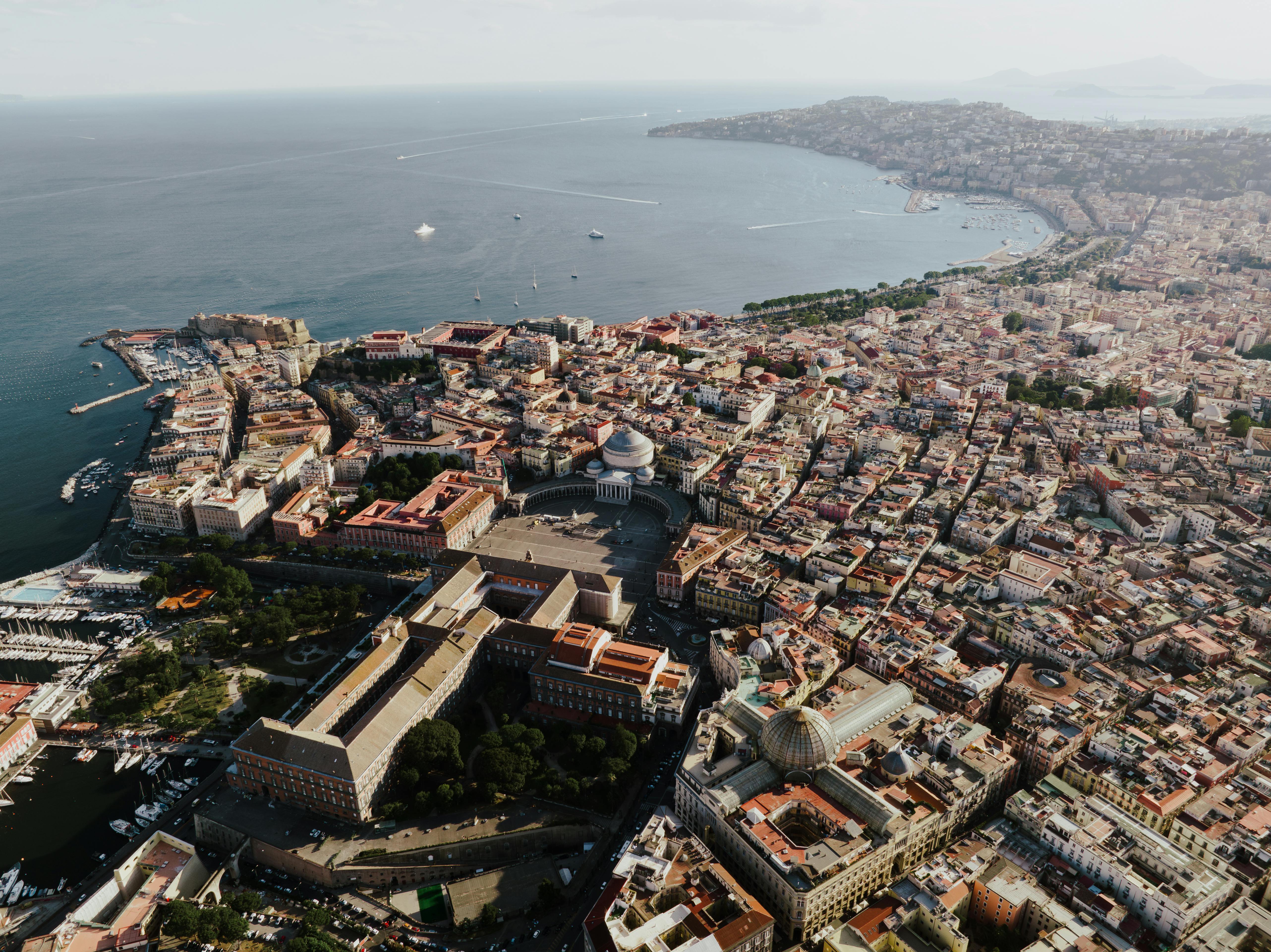 Aerial View of Naples, Italy · Free Stock Photo