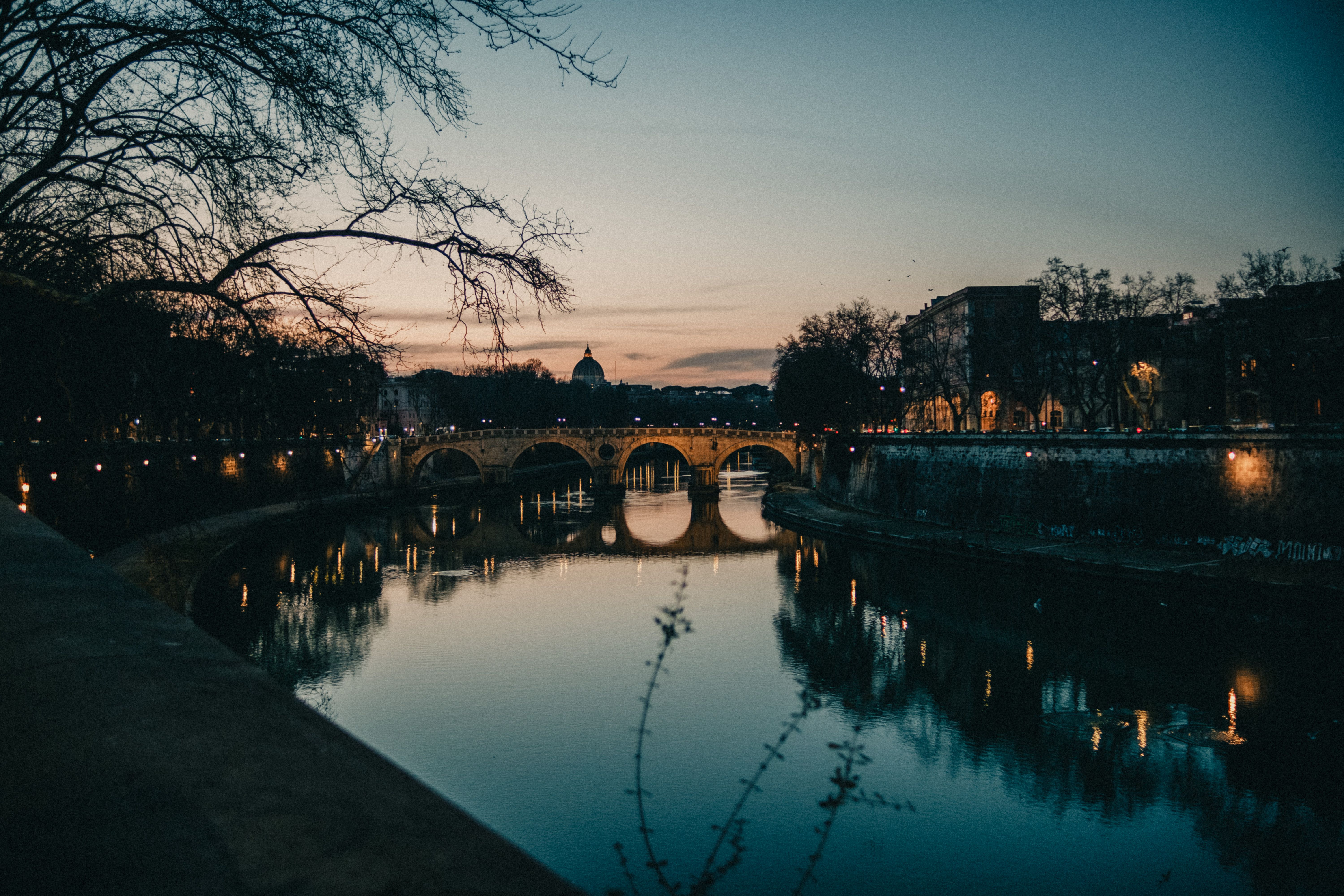 Ponte Sisto Bridge in Rome · Free Stock Photo
