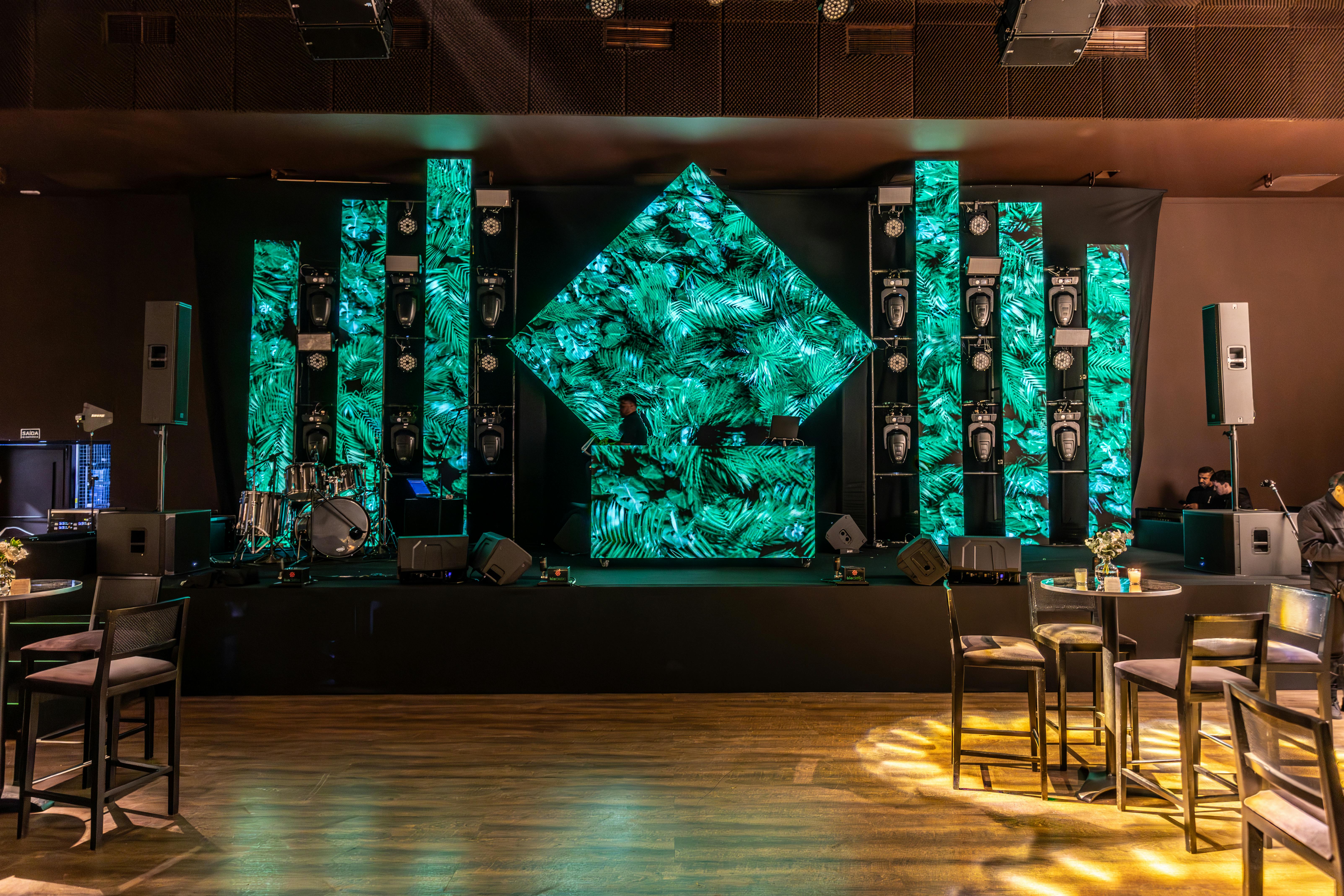 Stage with DJ Booth · Free Stock Photo