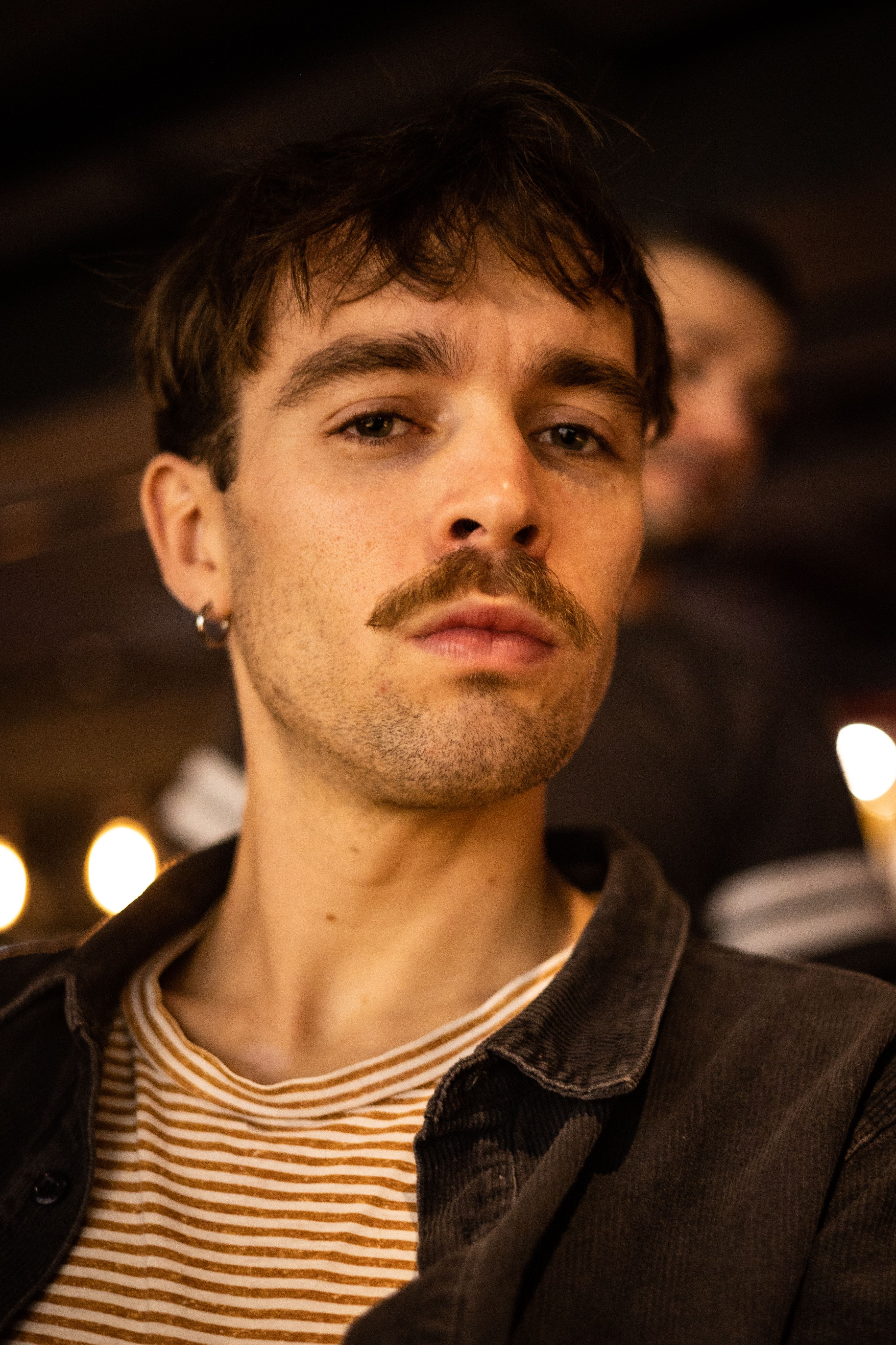 Portrait of Man with Moustache · Free Stock Photo