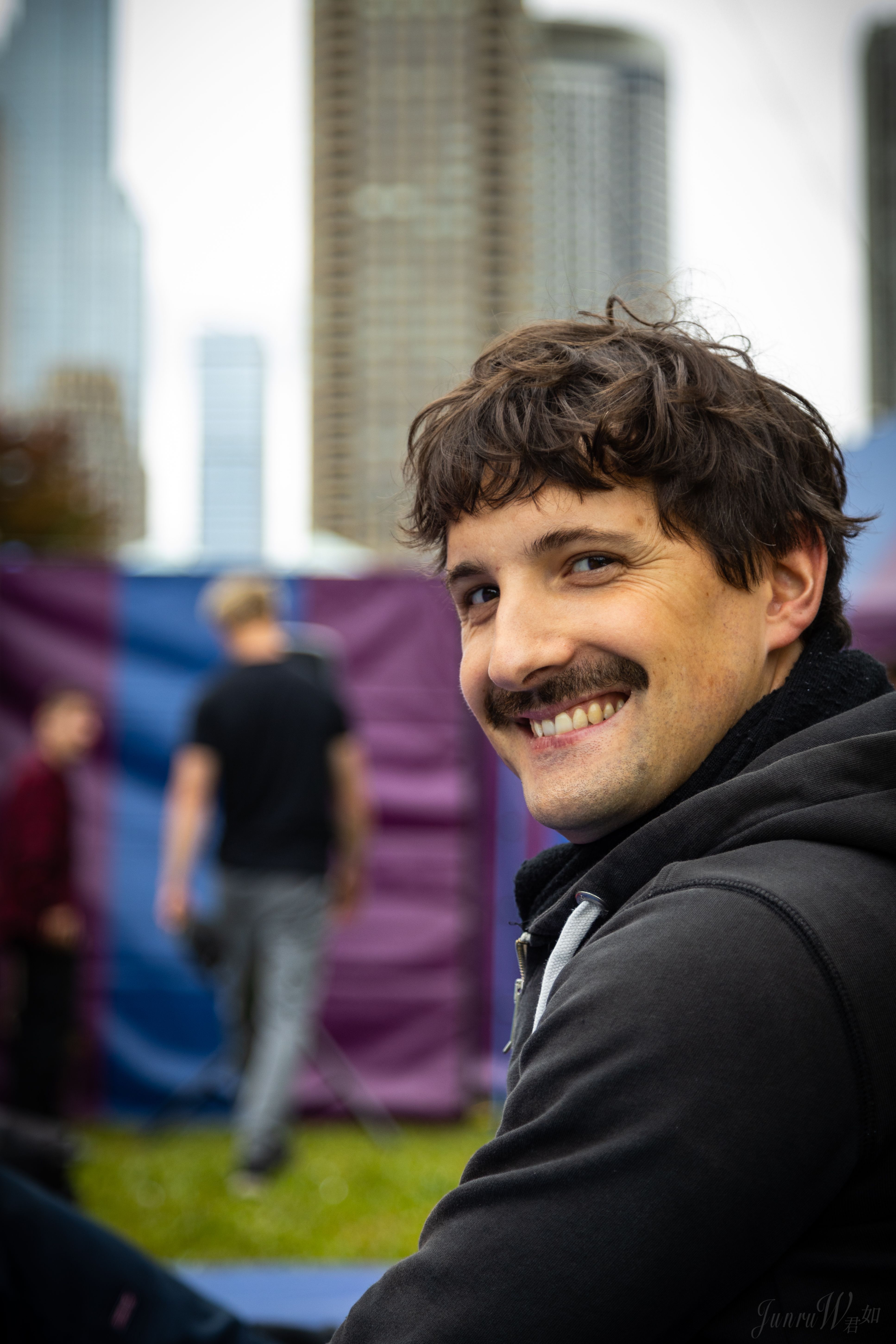 Portrait of Man with Moustache · Free Stock Photo