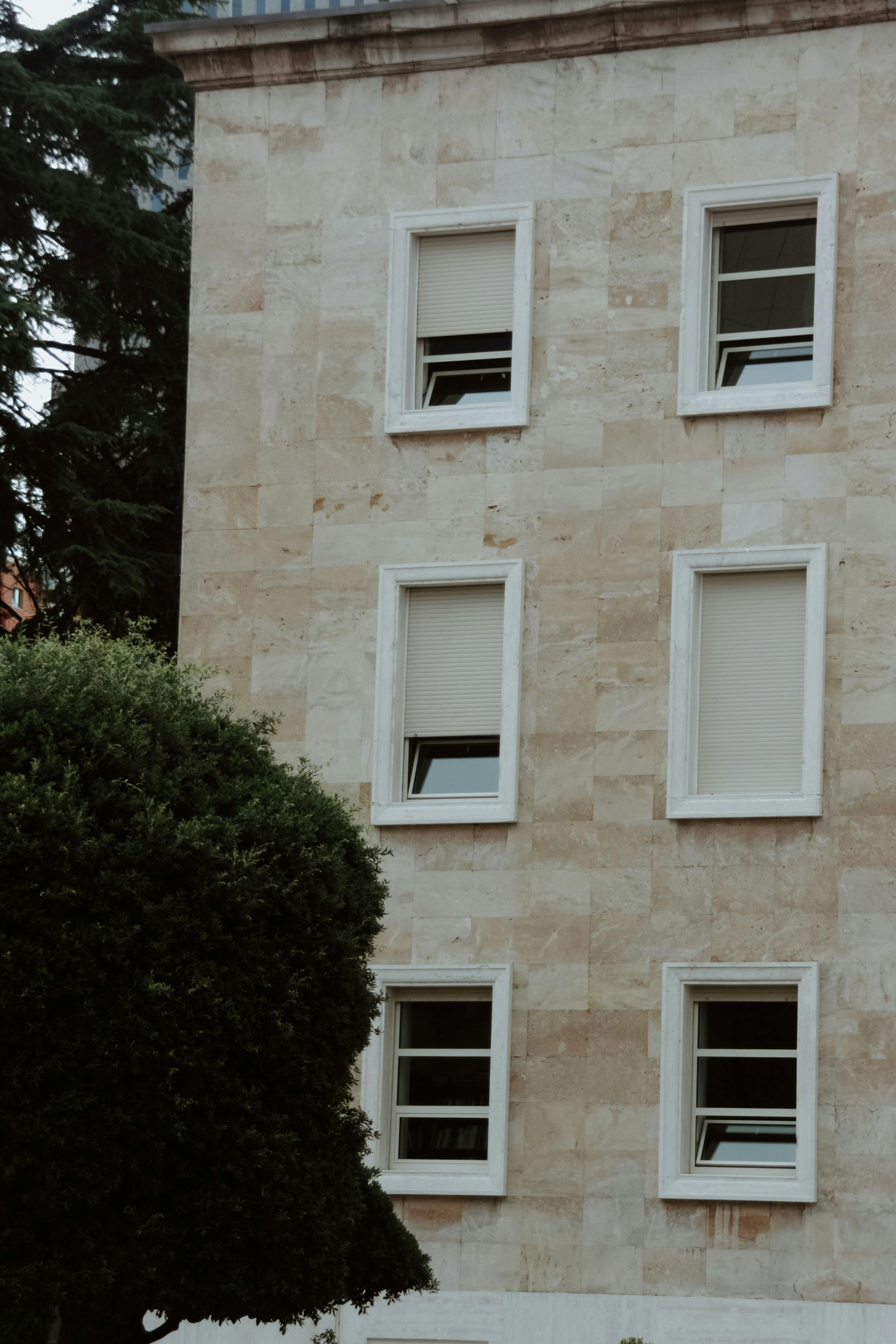 Windows on Building Wall · Free Stock Photo