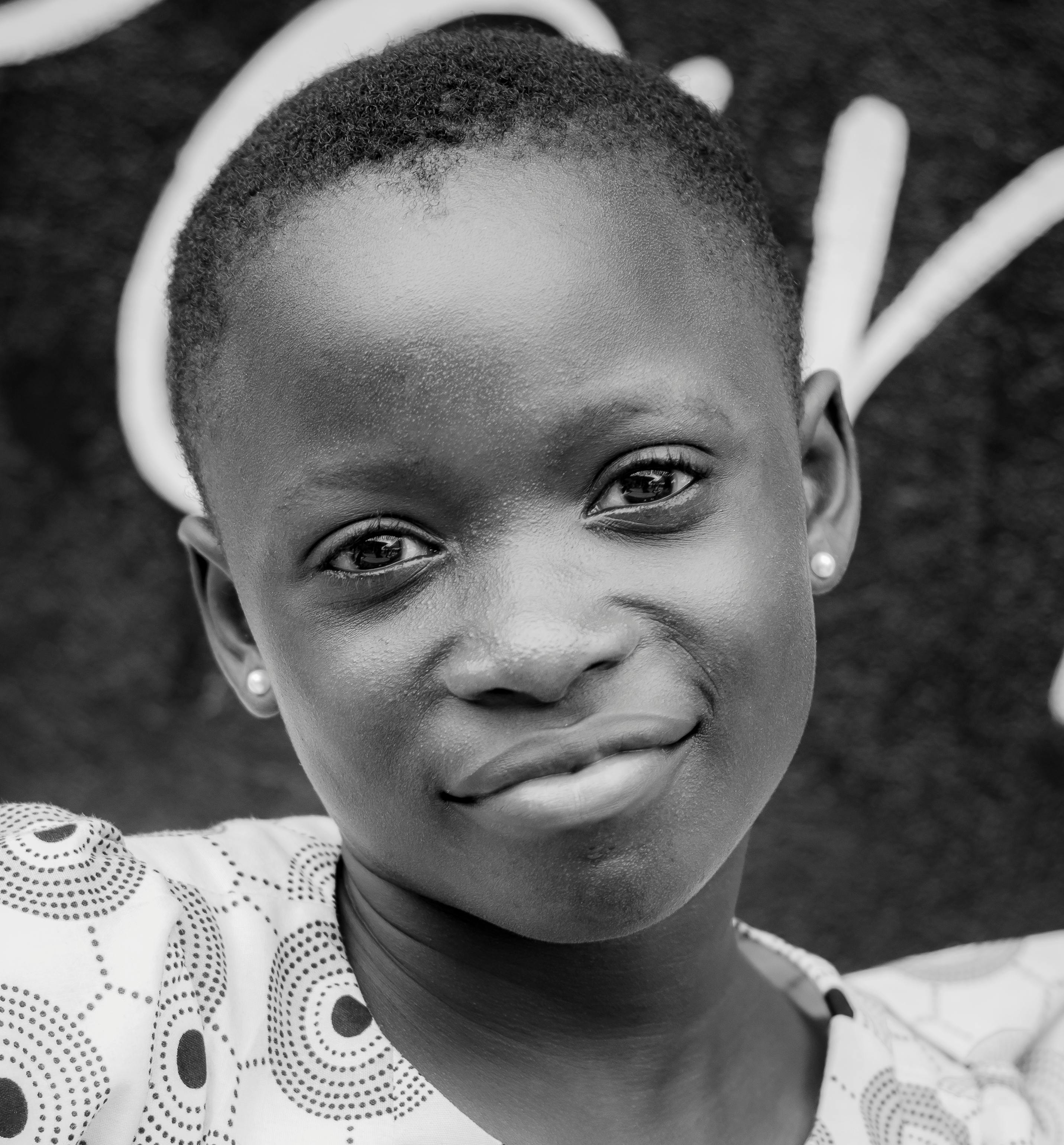 Girl in Spotted Dress · Free Stock Photo