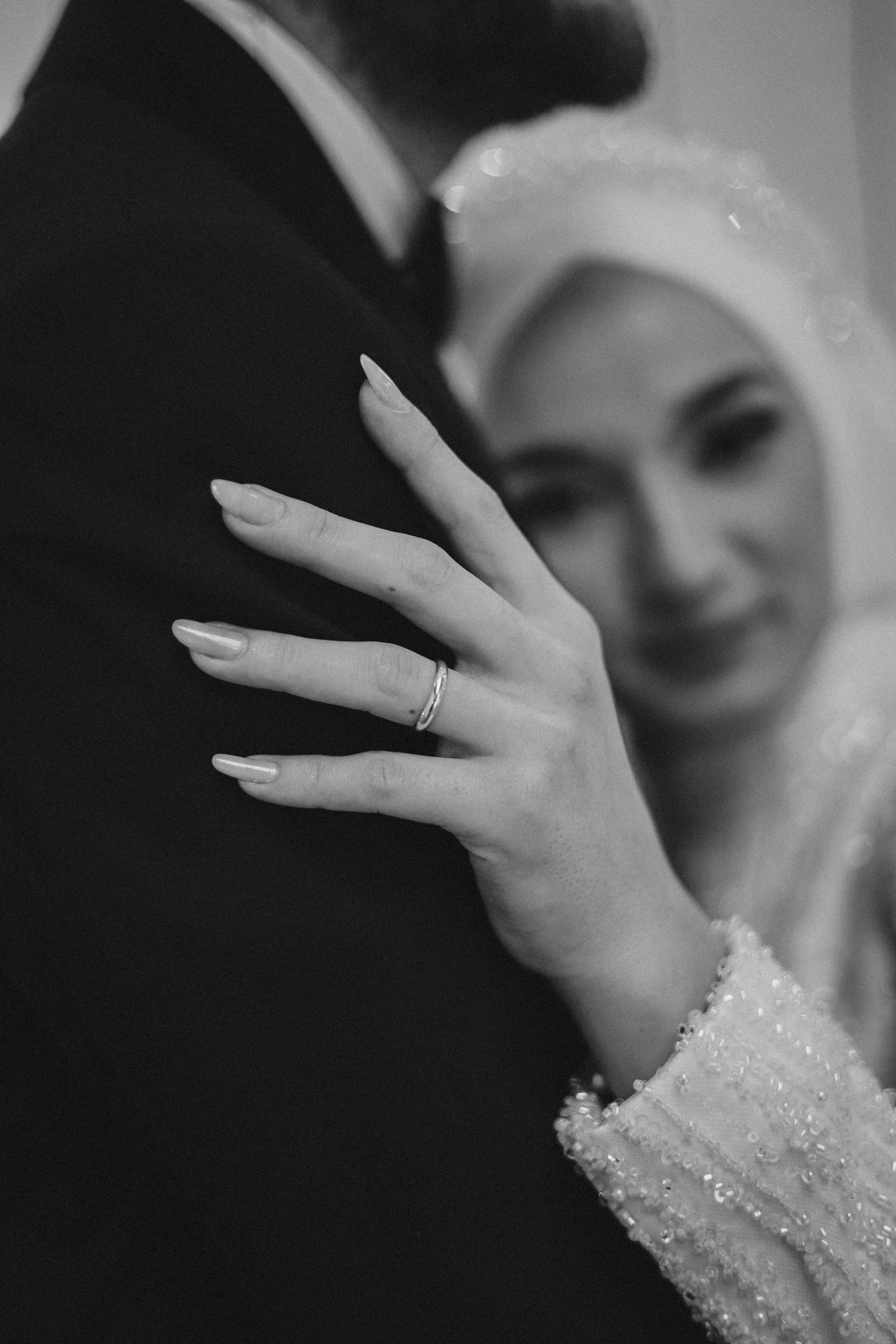 Hand of Woman Hugging Man · Free Stock Photo