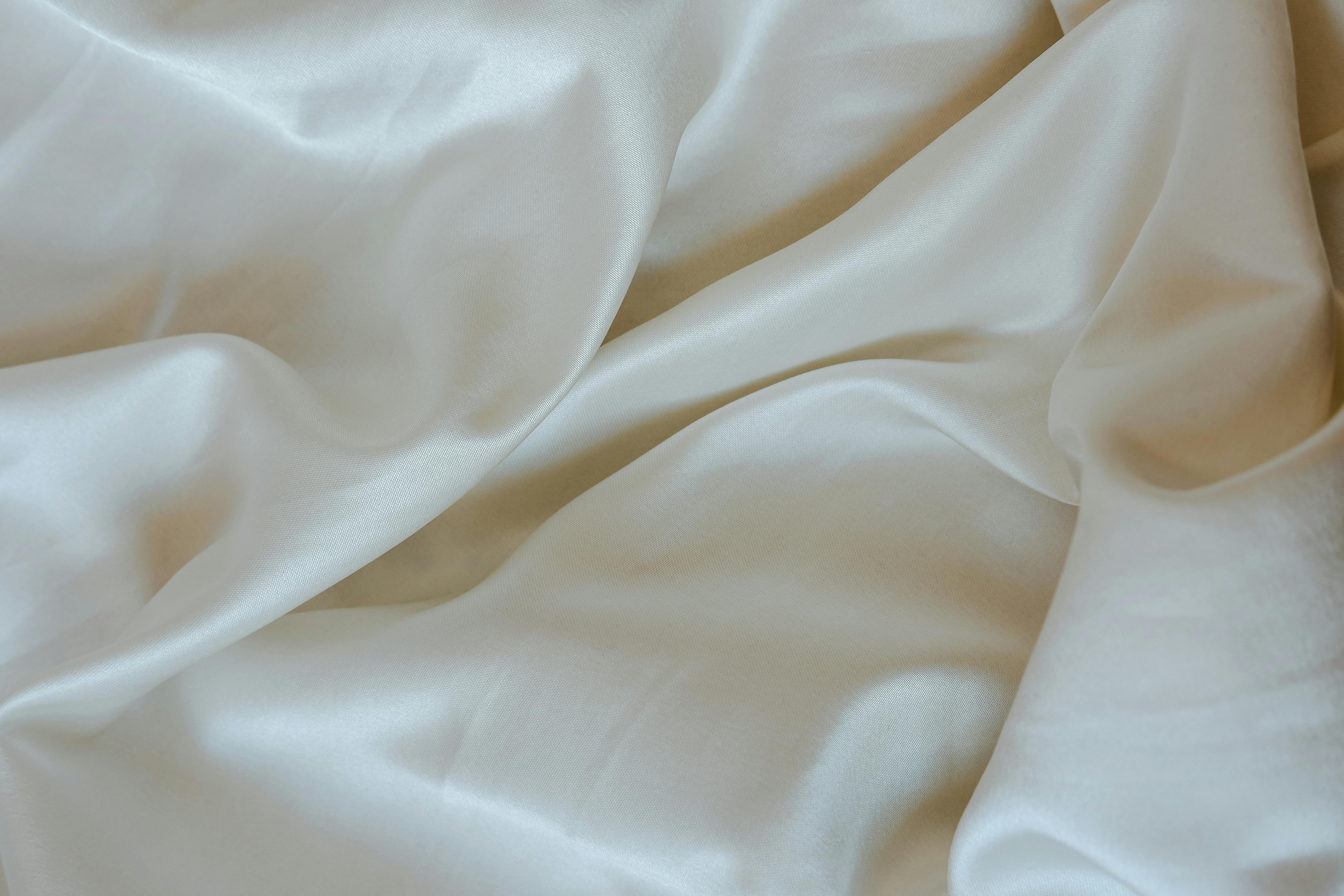 White Silk Surface · Free Stock Photo