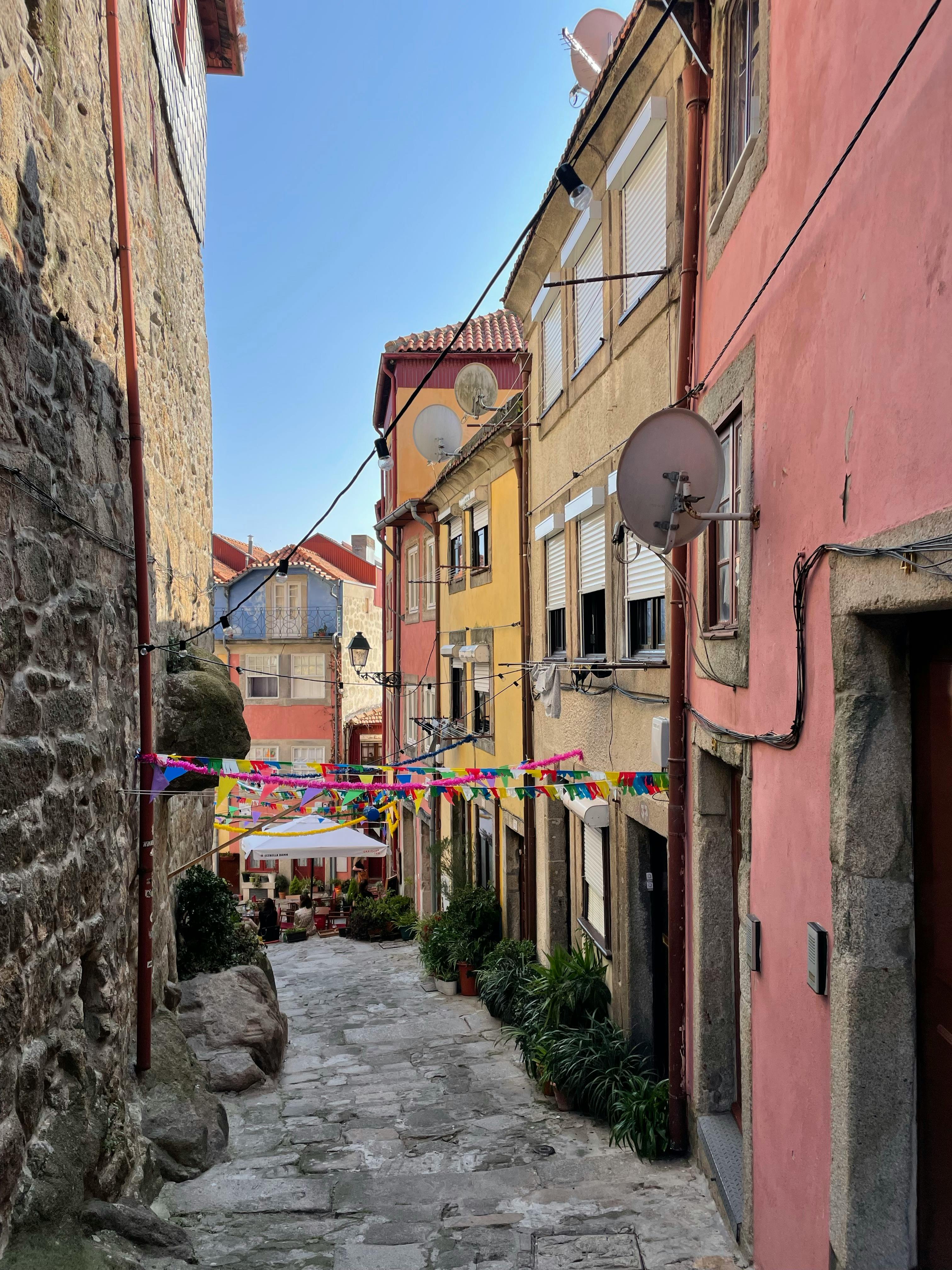 Typical Street of Mediterranean Town · Free Stock Photo