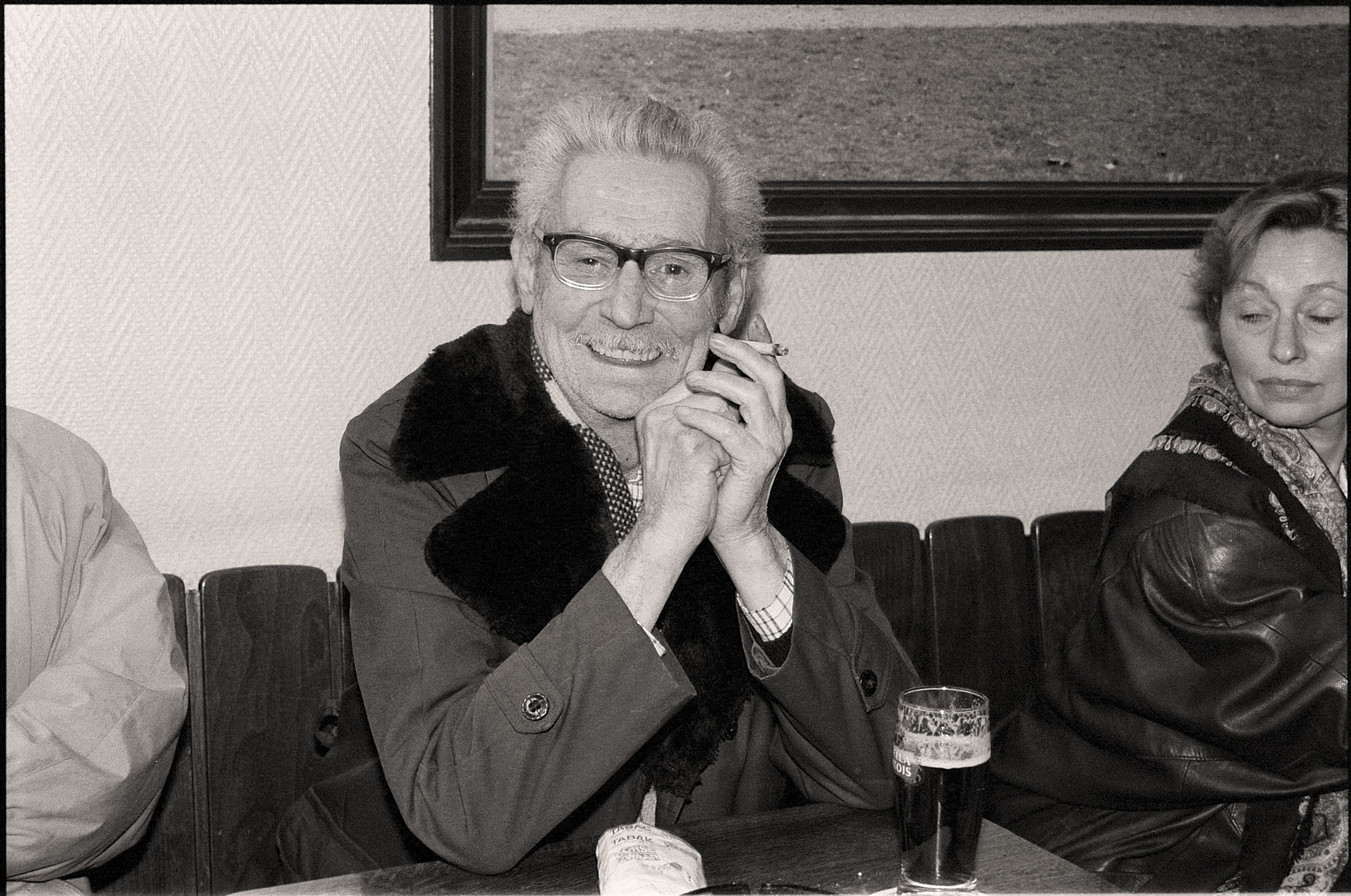 Old Photograph of a Man in a Pub with a Beer and Cigarette · Free Stock ...