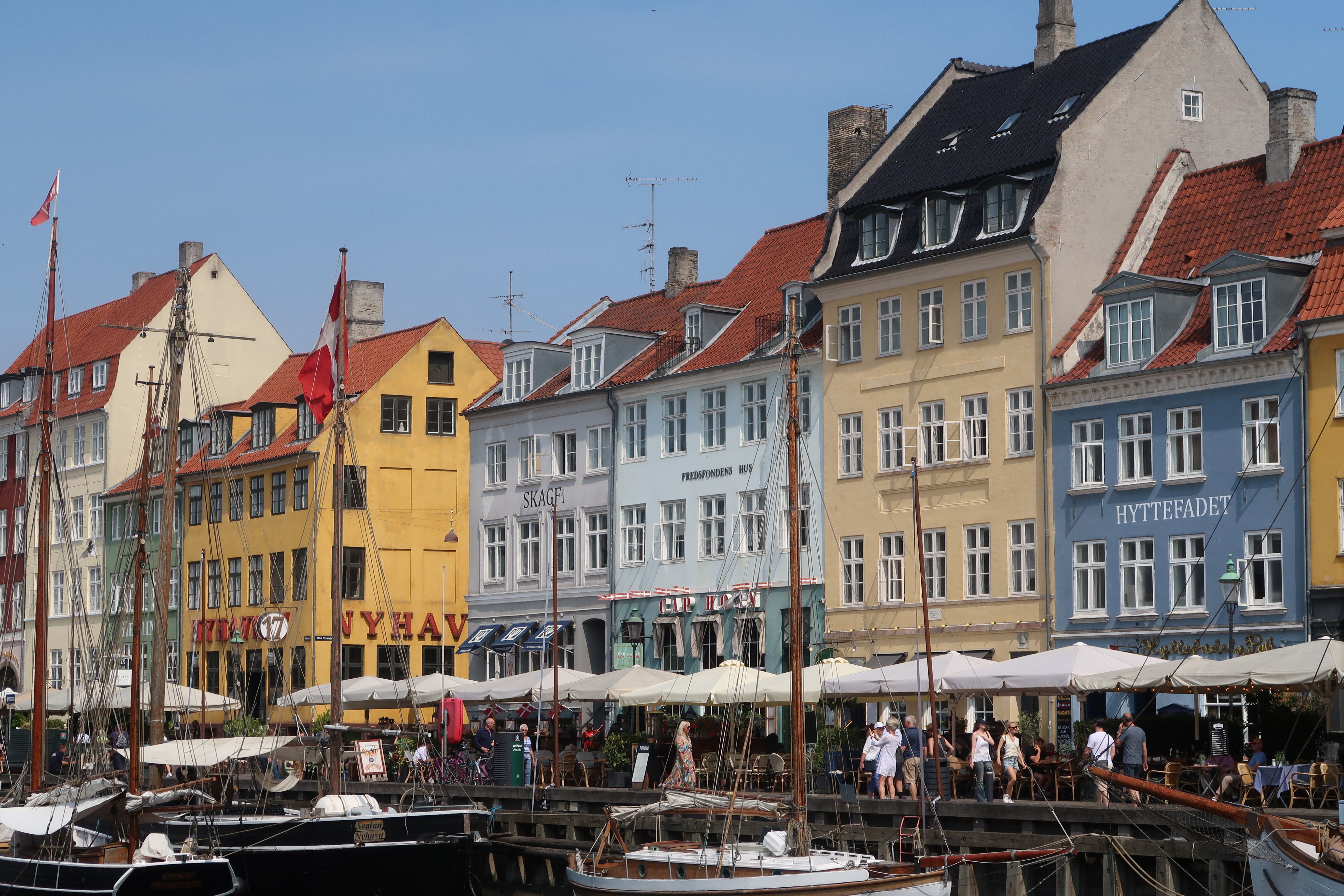 Riverside in Nyhavn, Copenhagen, Denmark · Free Stock Photo