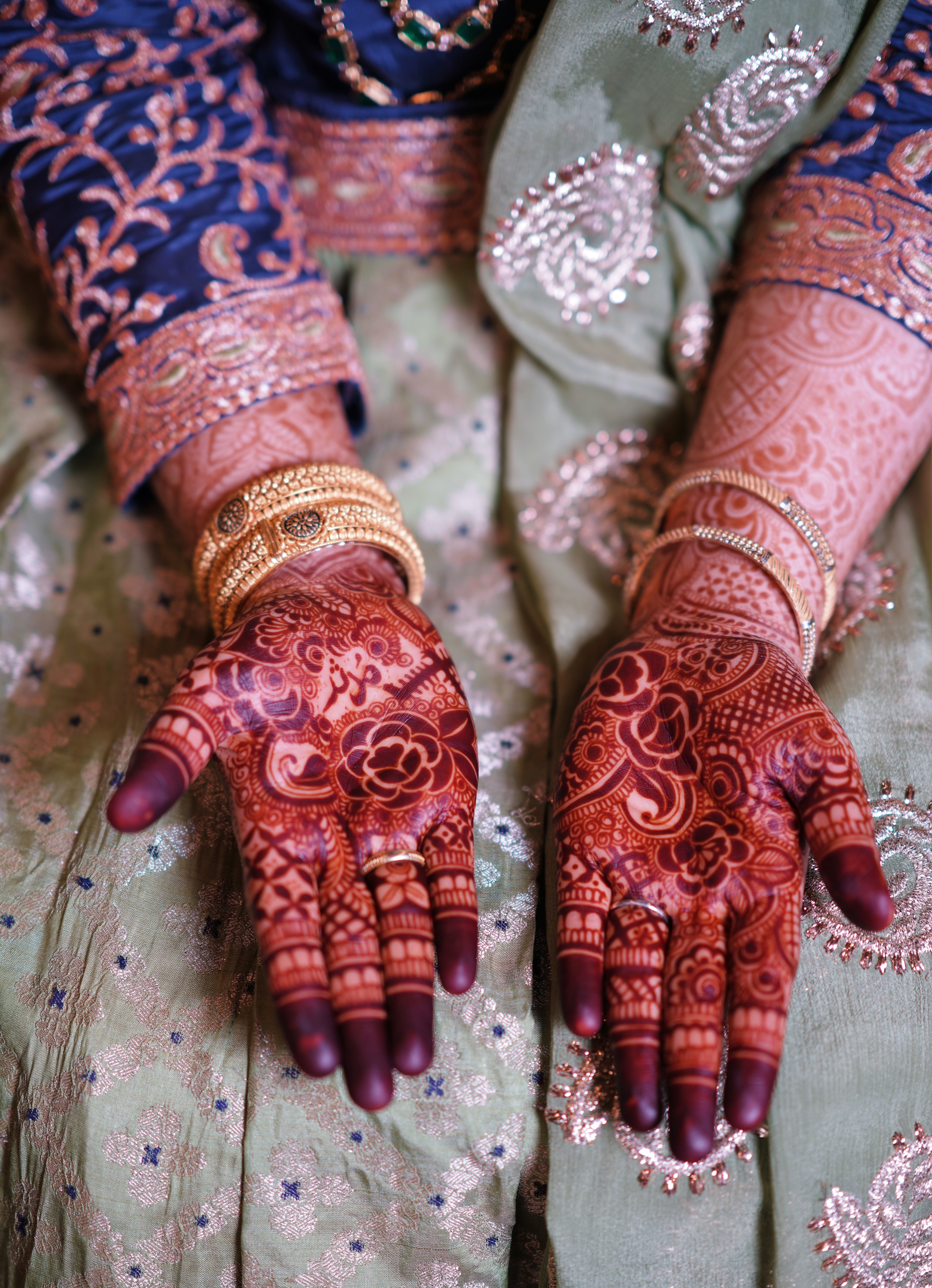 Woman with Henna on Hands · Free Stock Photo