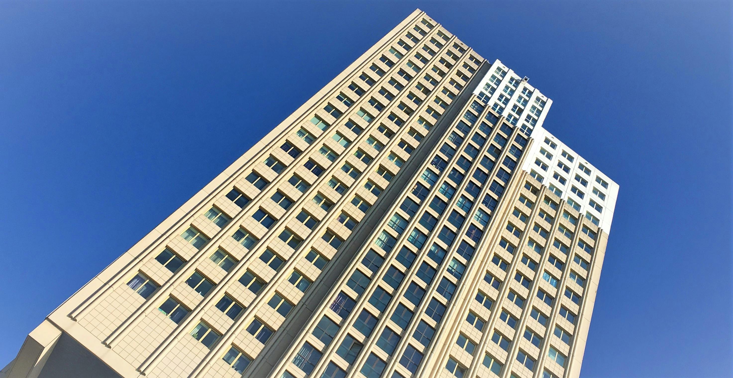 Free stock photo of blue sky, clear sky, skyscraper