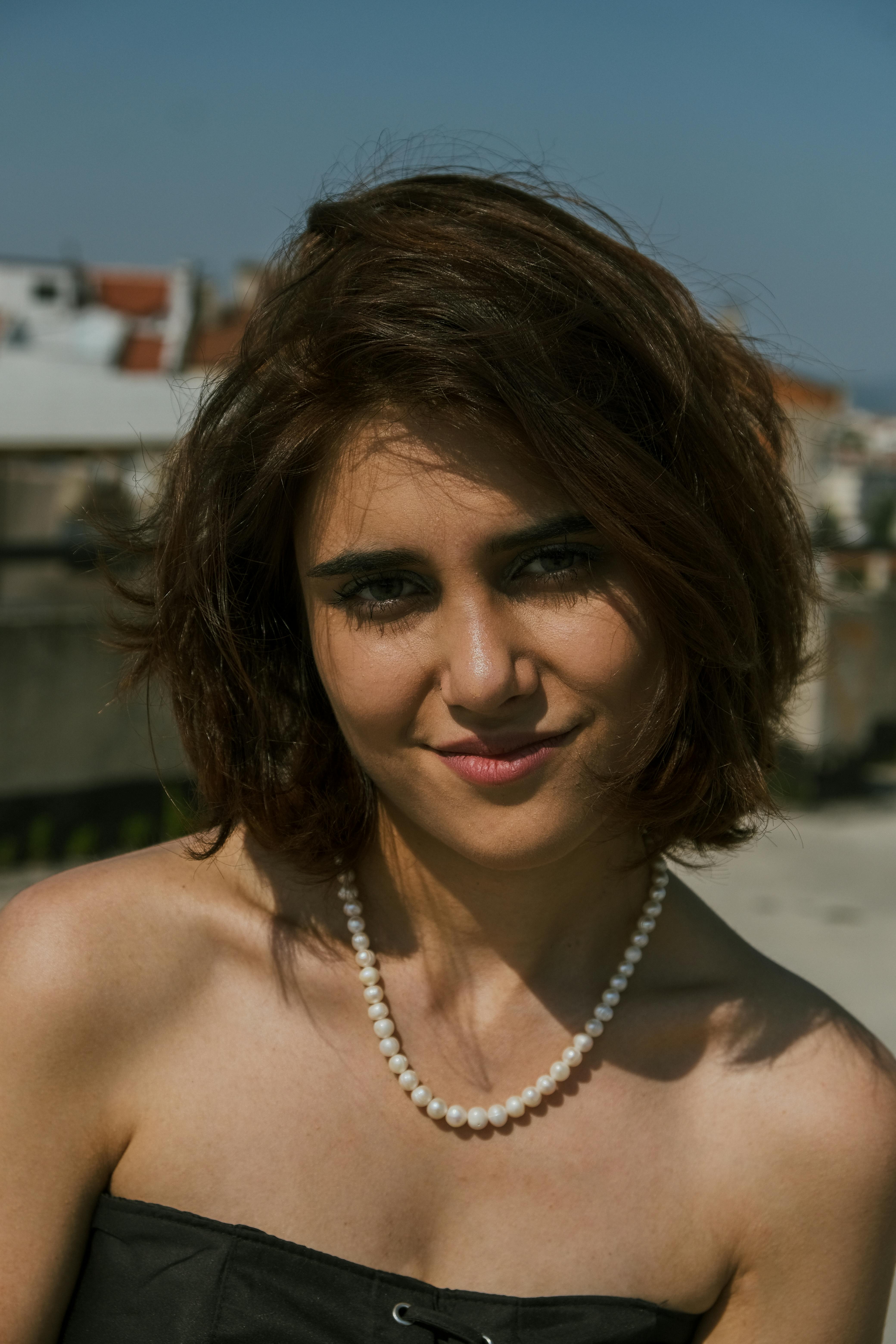 Sunlit Face of Woman · Free Stock Photo