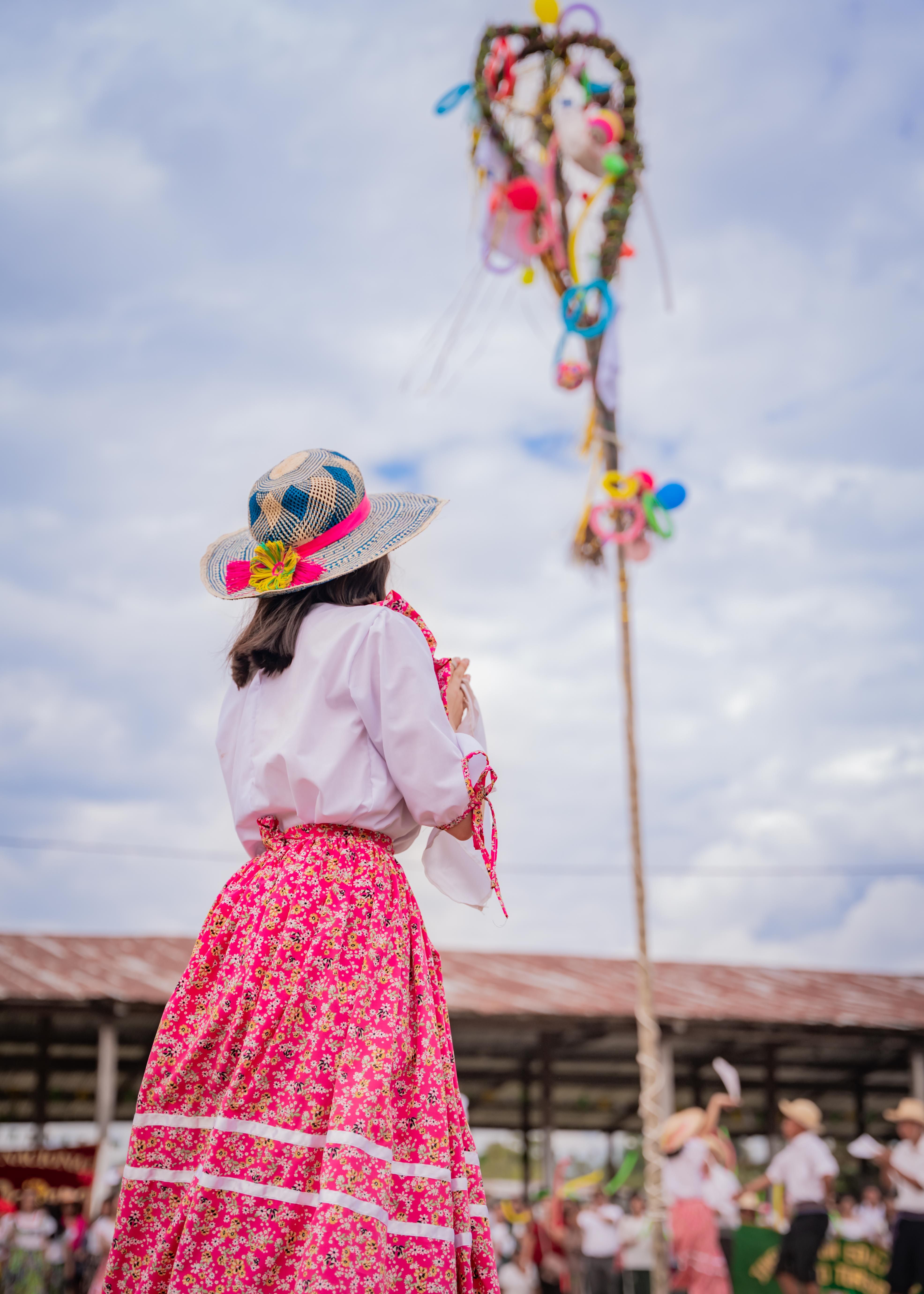 Woman in Traditional Clothing at Festival · Free Stock Photo