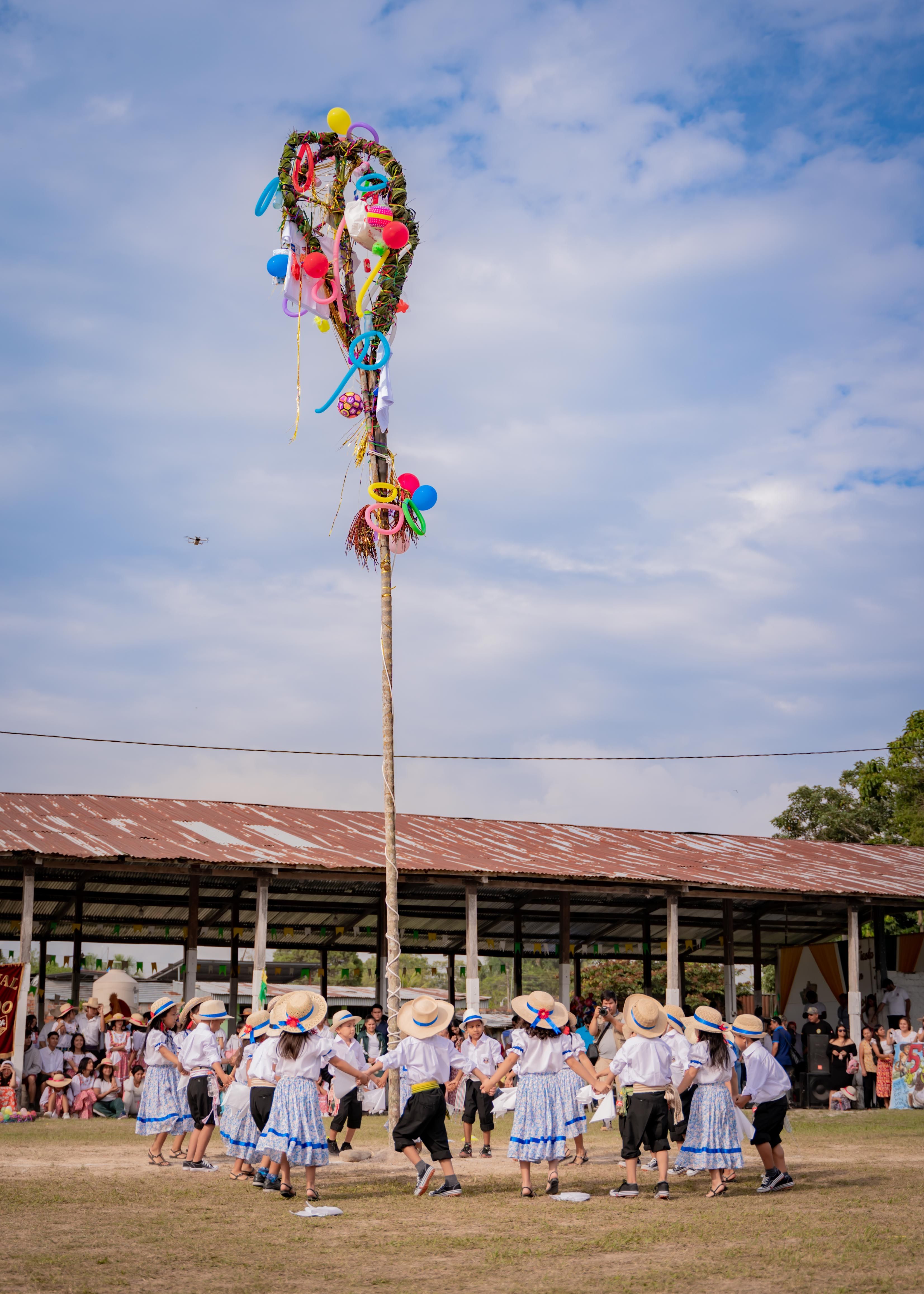 People Dancing at Festival in Village · Free Stock Photo