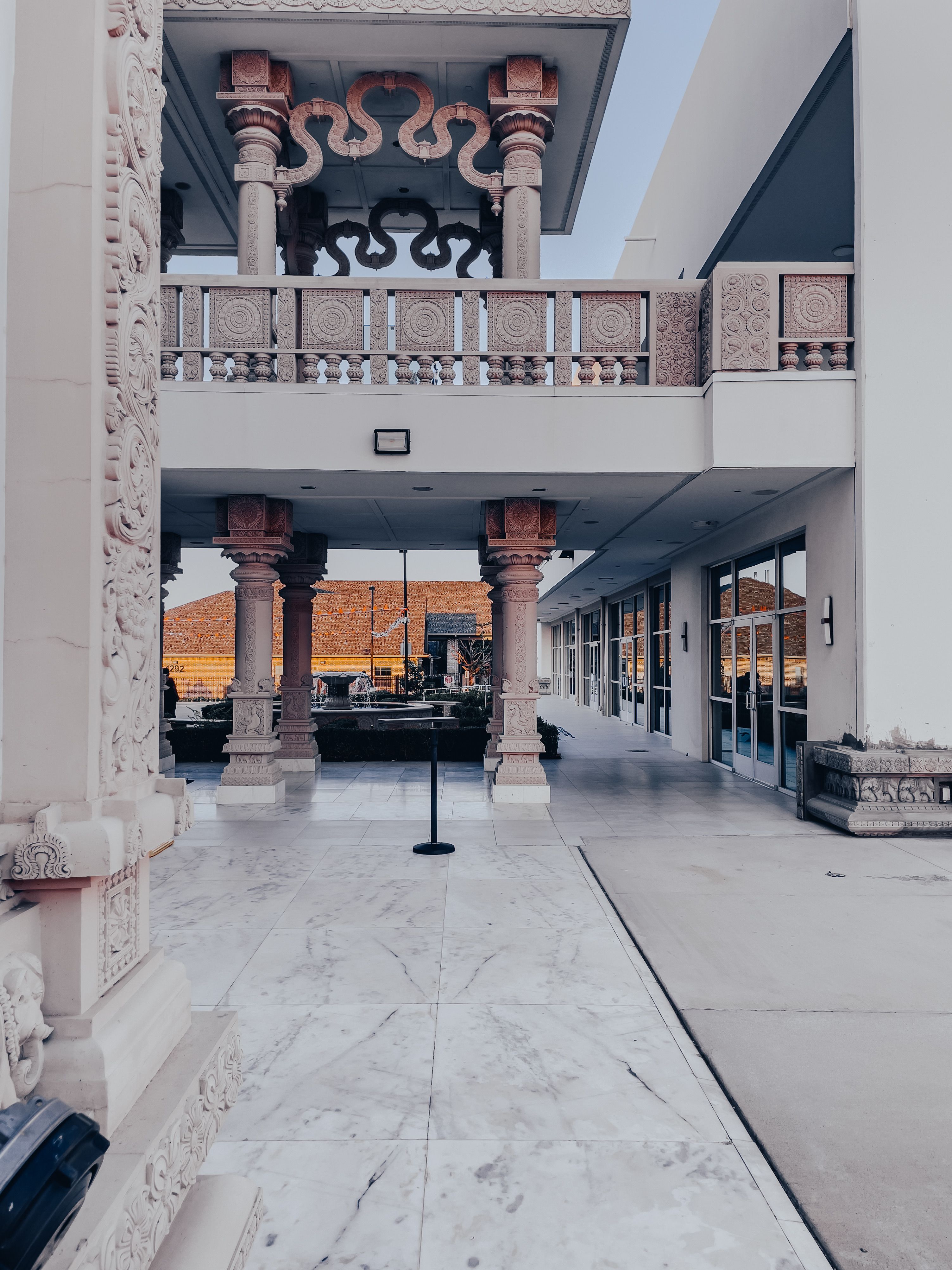 Ornamented Terrace in Building · Free Stock Photo