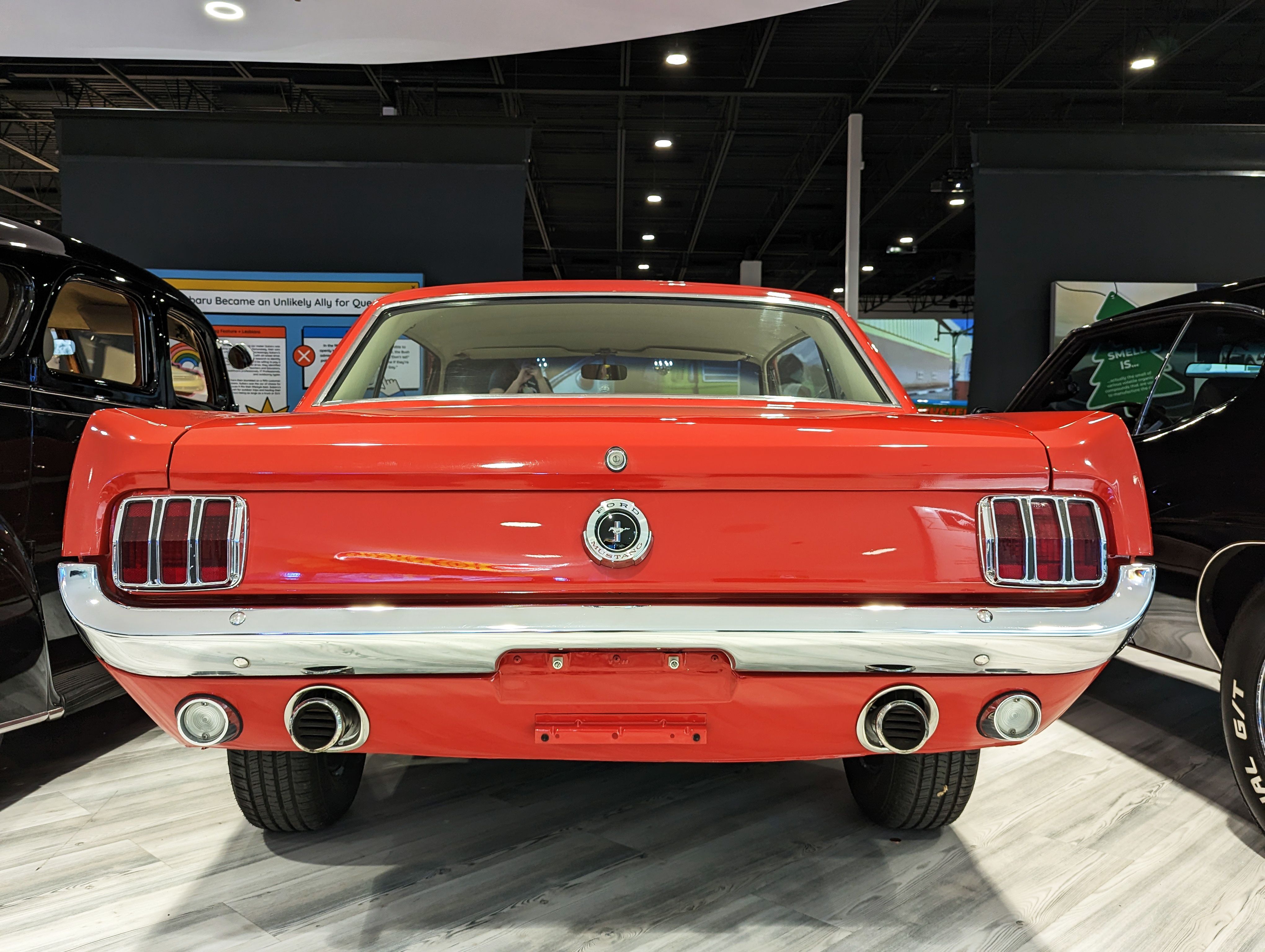 Back of Red Ford Mustang · Free Stock Photo