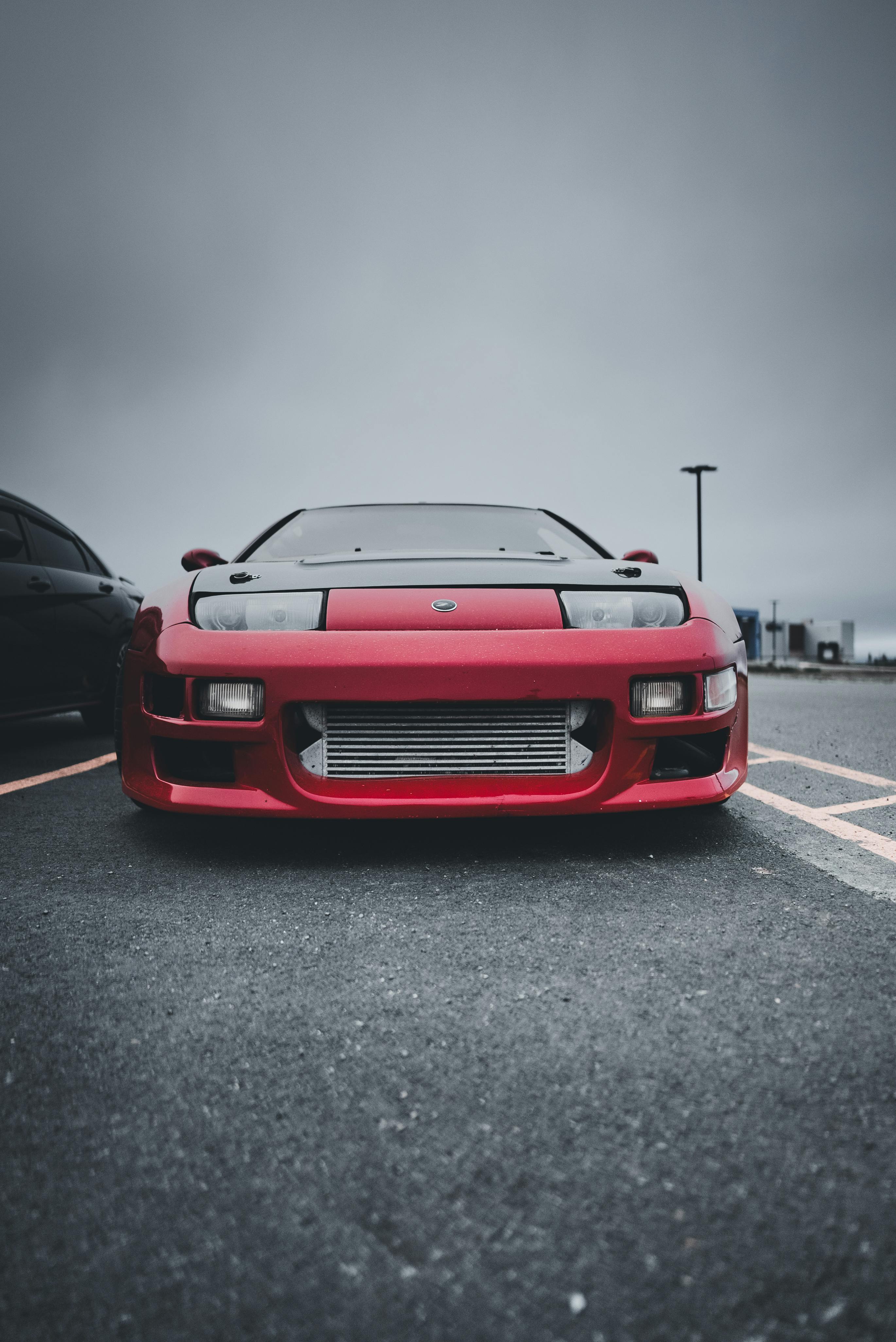 Nissan 300ZX with Open Hood · Free Stock Photo