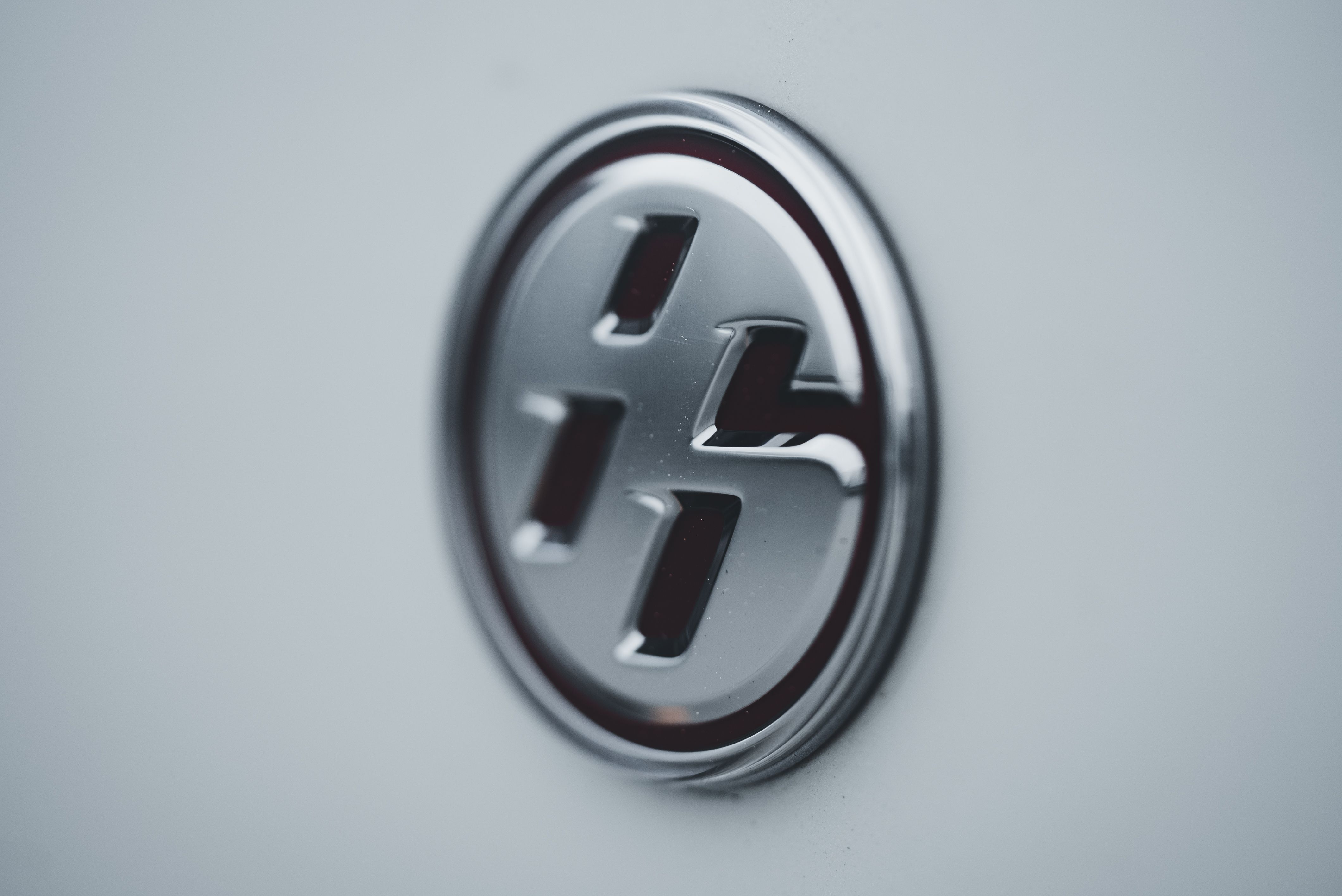 Close up of Silver Emblem · Free Stock Photo