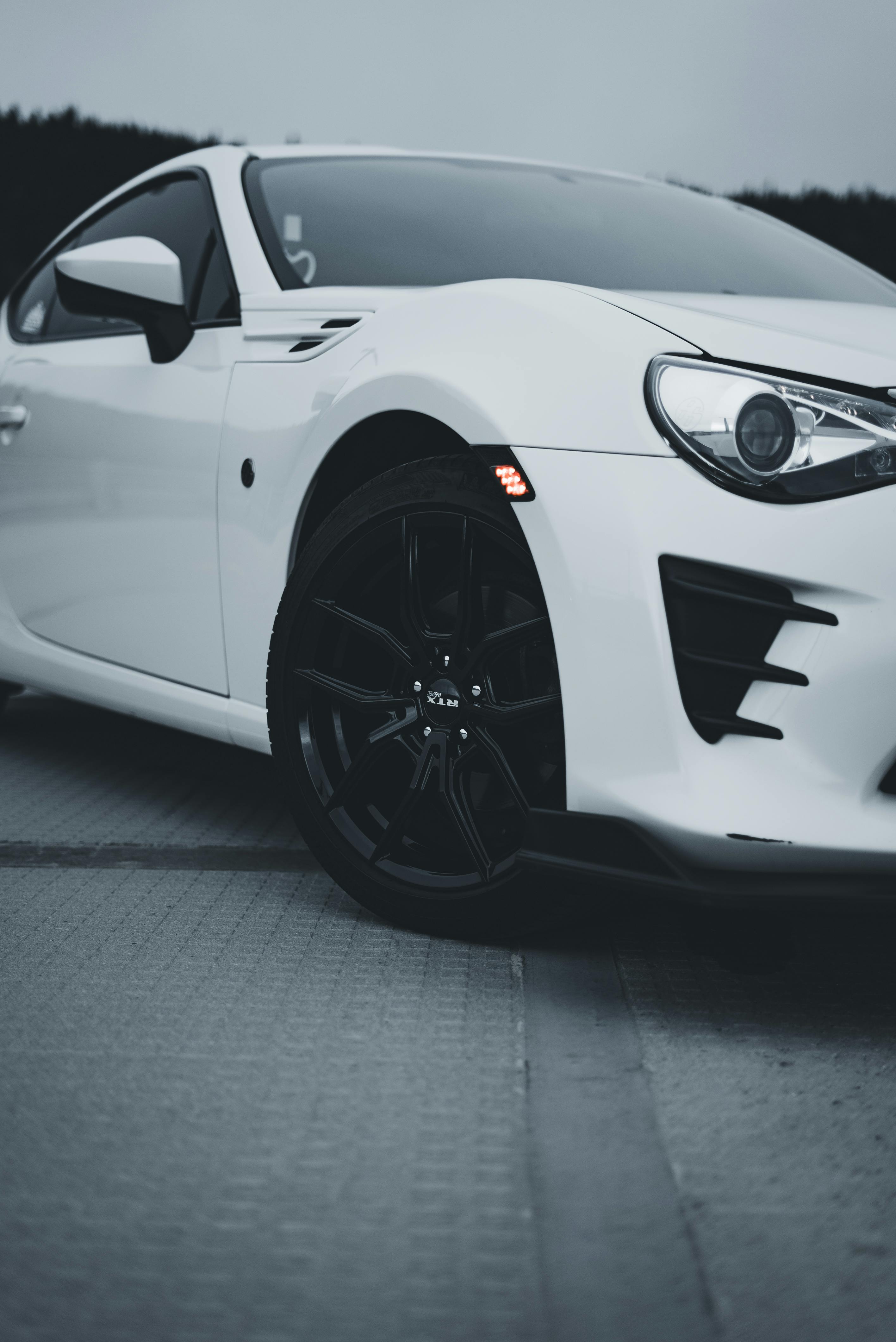 Close-up of a Black Toyota 86 · Free Stock Photo
