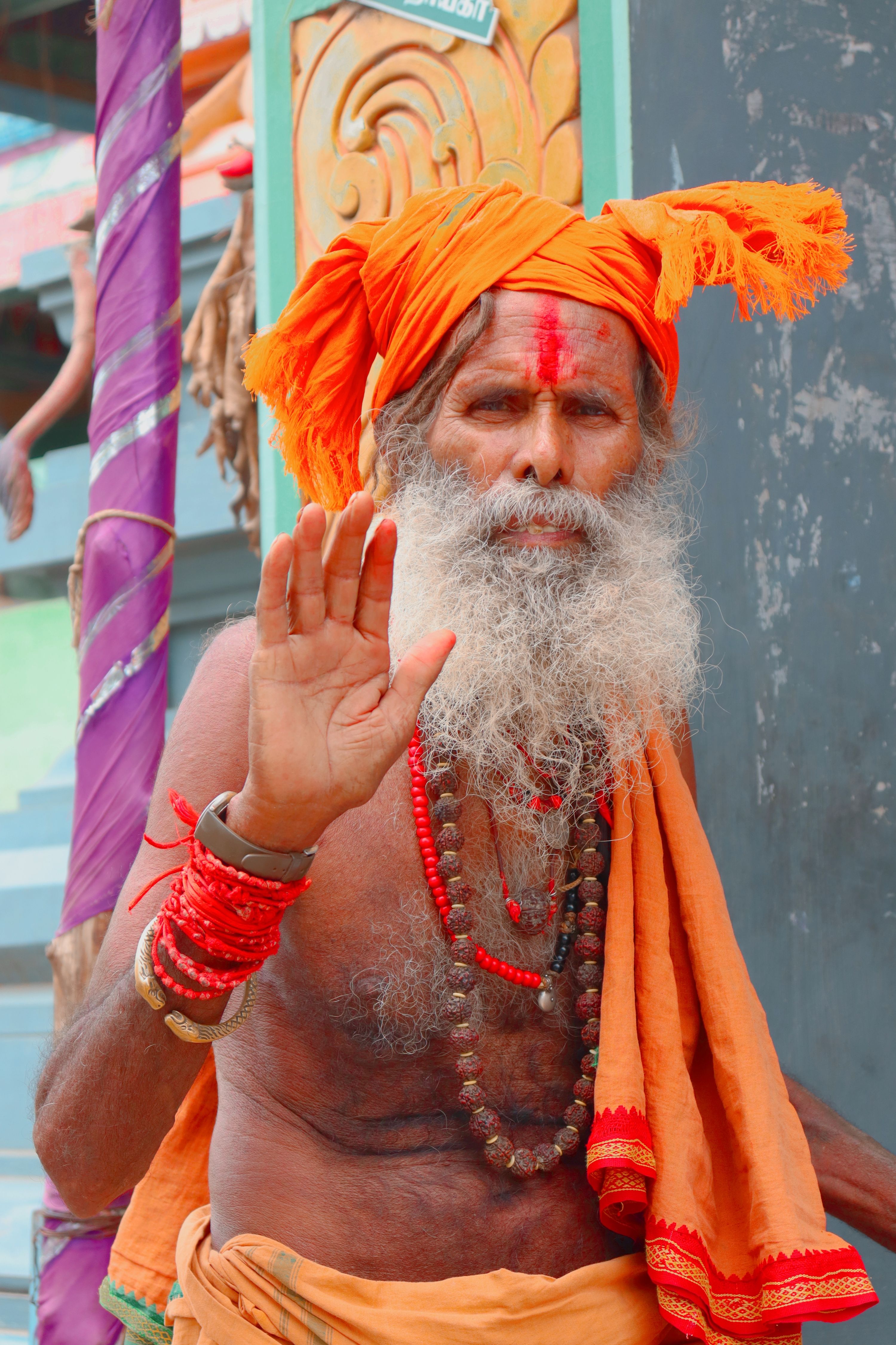 Indian Man in Traditional Religious Clothing · Free Stock Photo