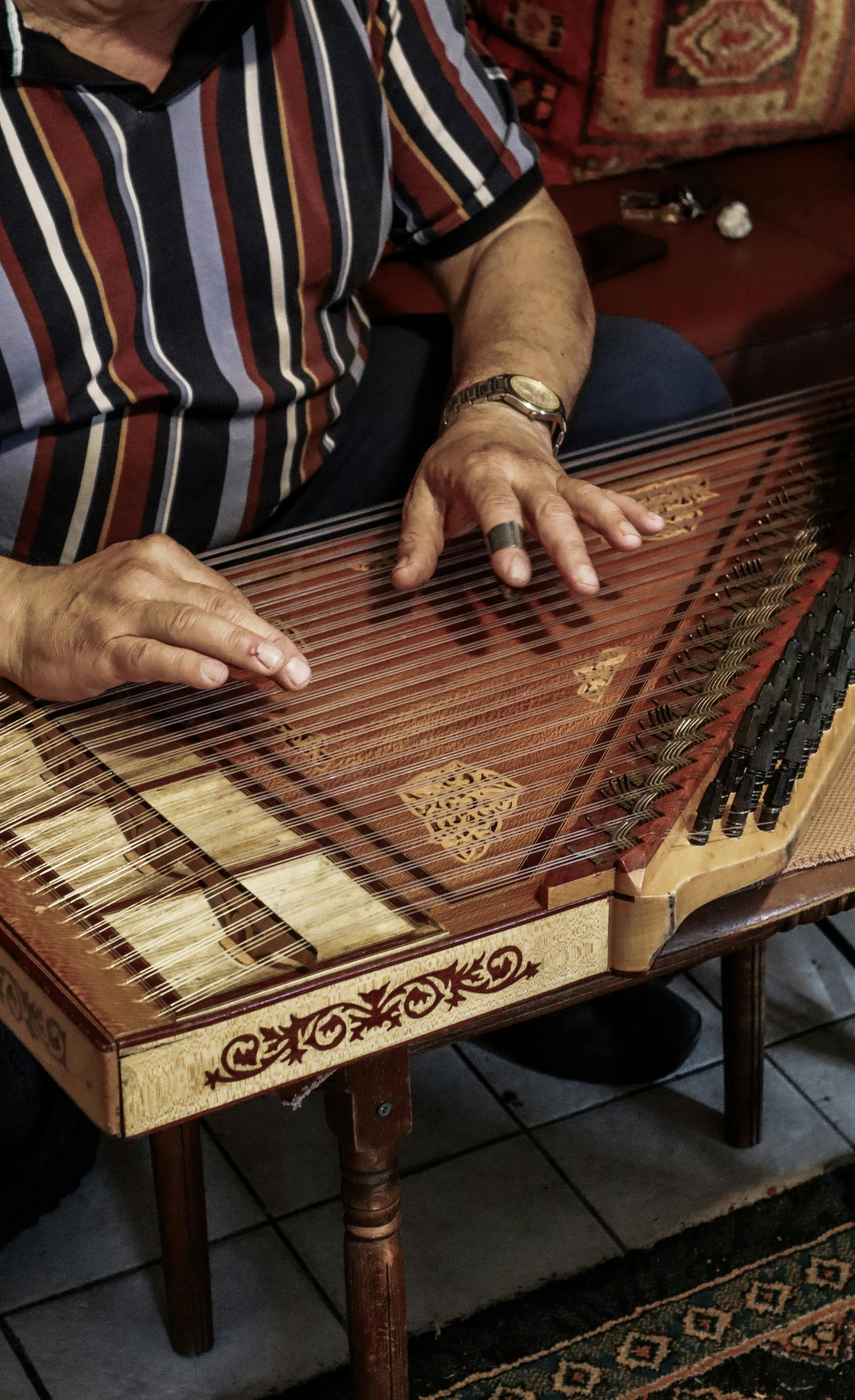 Man Playing the Traditional Turkish Instrument · Free Stock Photo