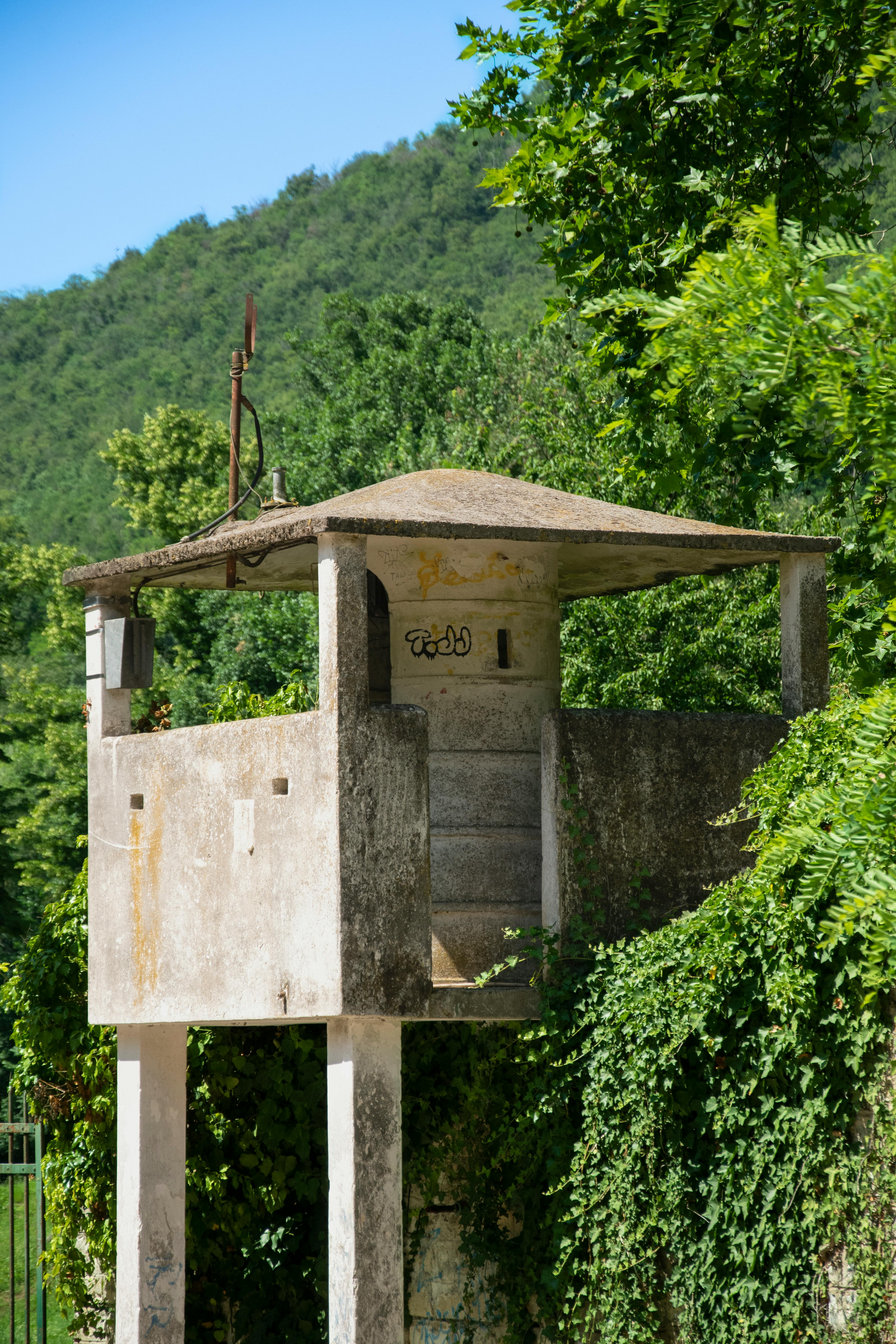 An Old Concrete Watchtower · Free Stock Photo