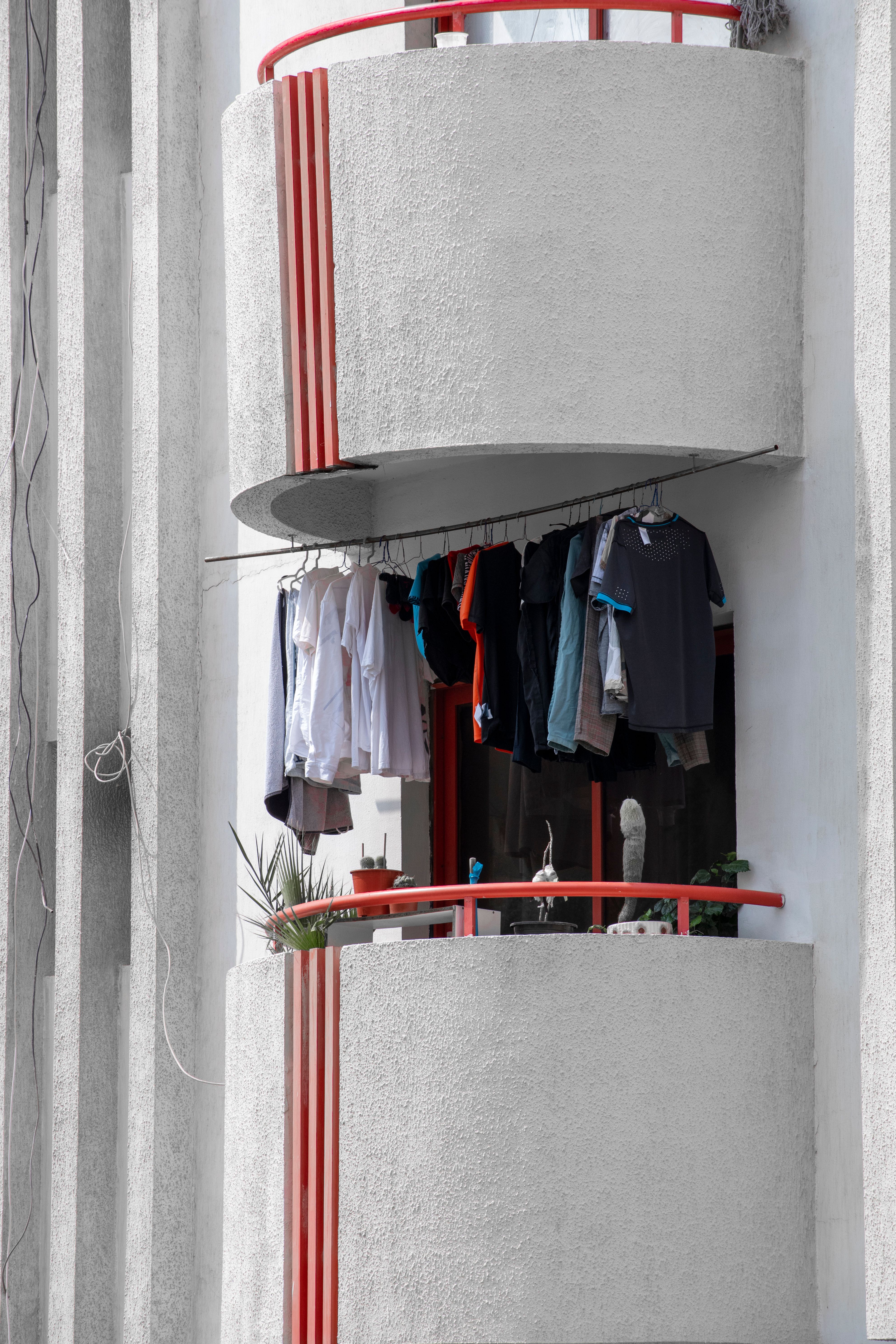 Clothes Drying on Balcony · Free Stock Photo