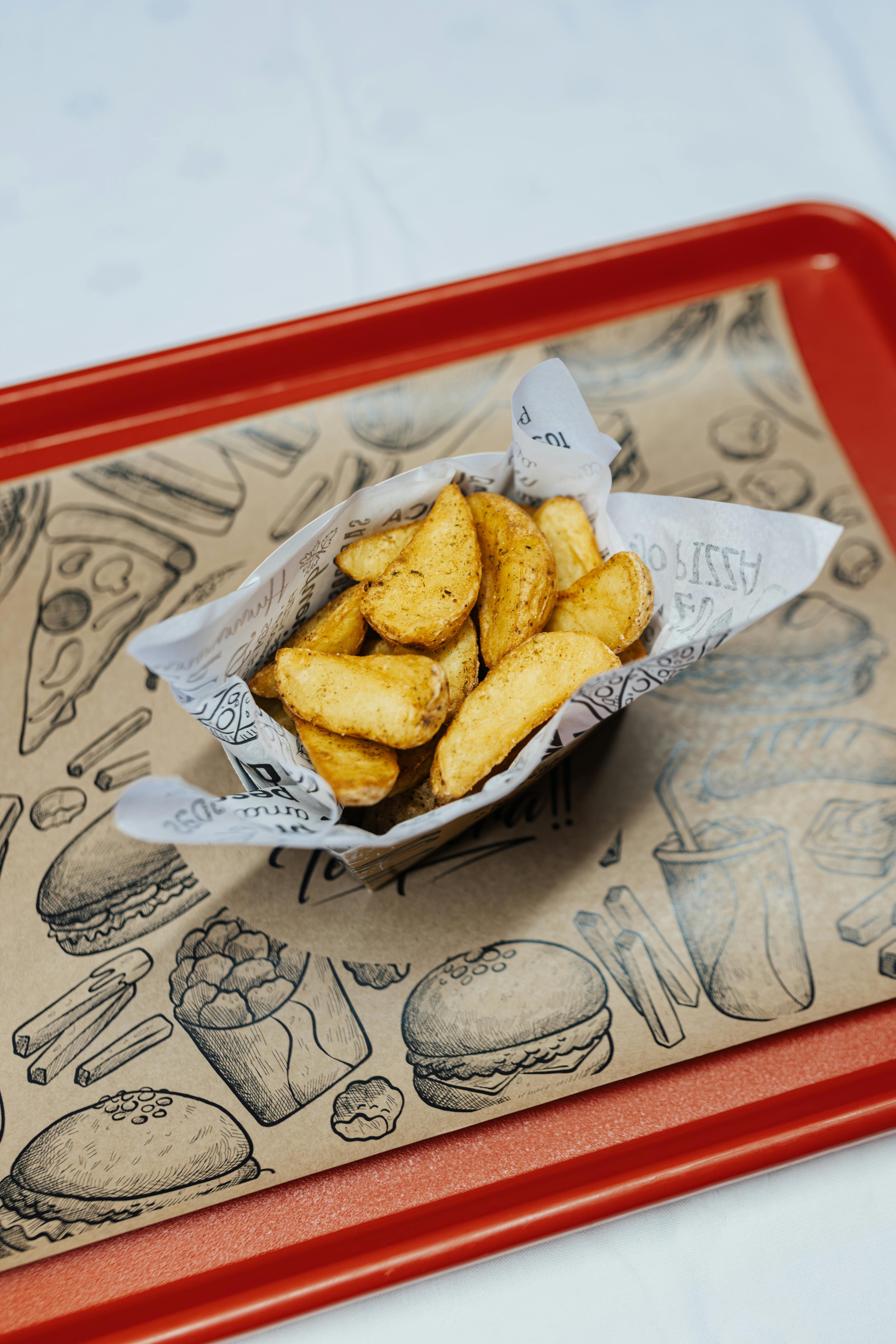 Potatoes Served in a Fast Food · Free Stock Photo