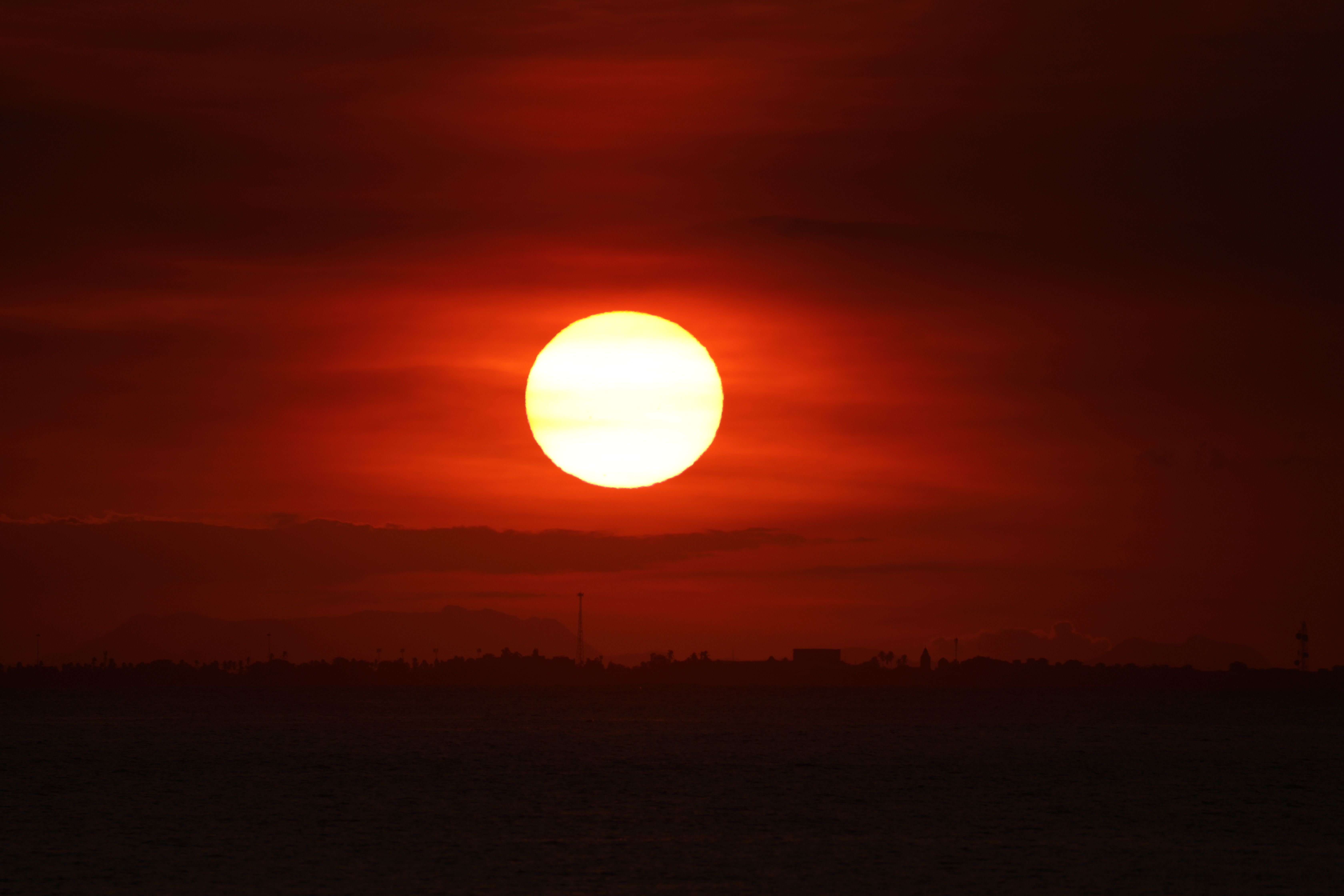Sun During Sunset · Free Stock Photo