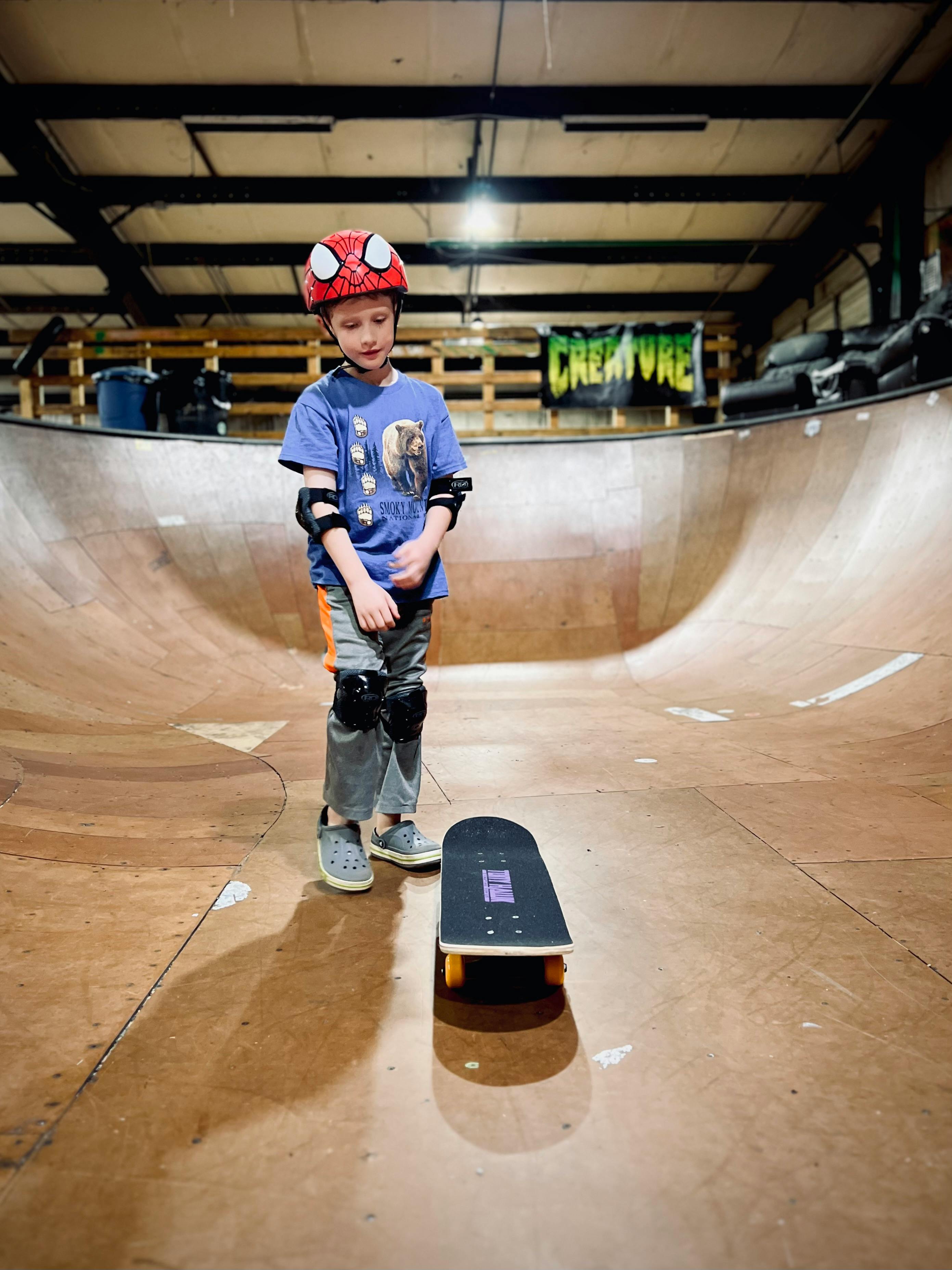 A Boy Skateboarding at the Park · Free Stock Photo