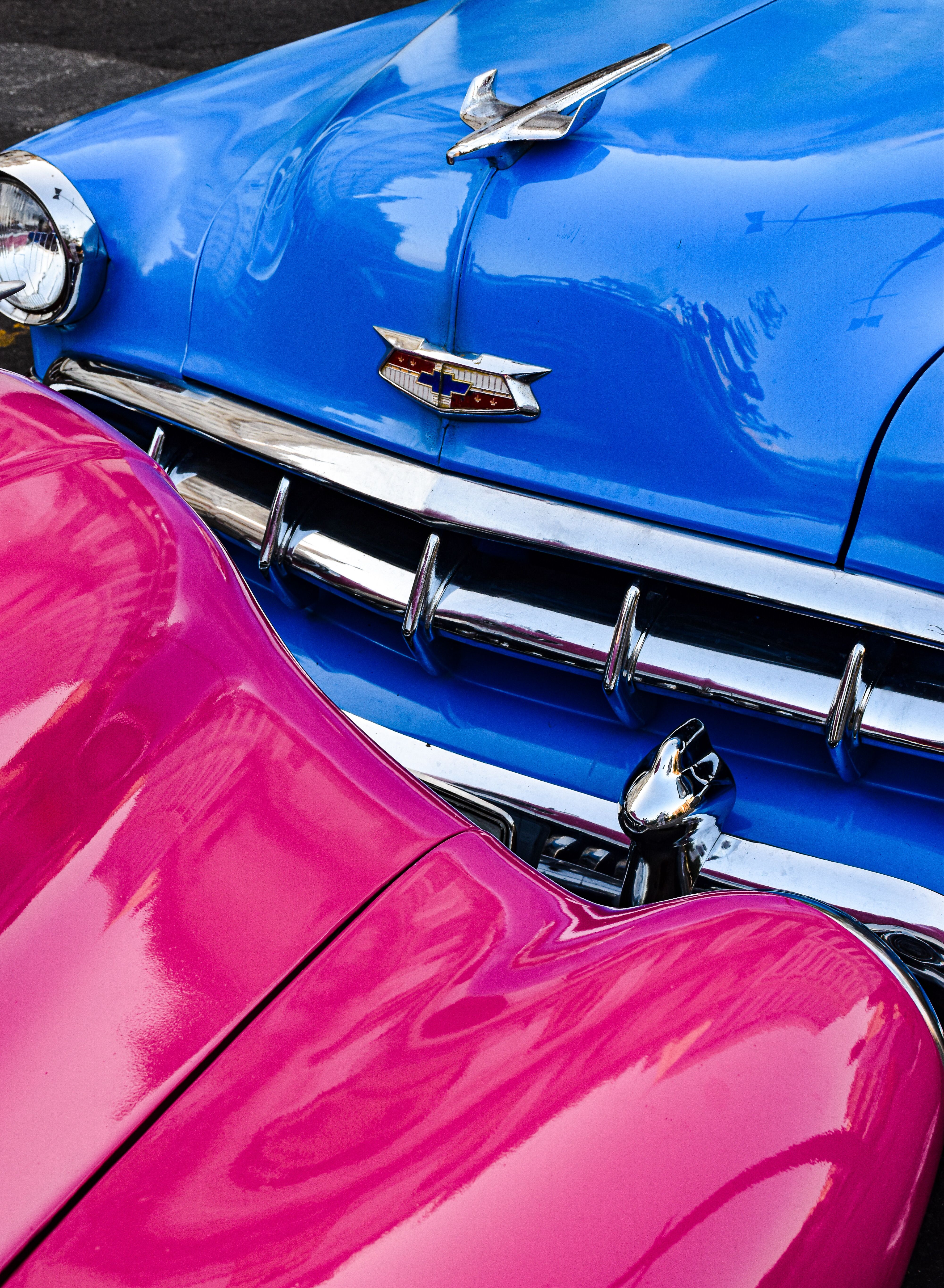 Blue, Vintage Chevrolet Car · Free Stock Photo