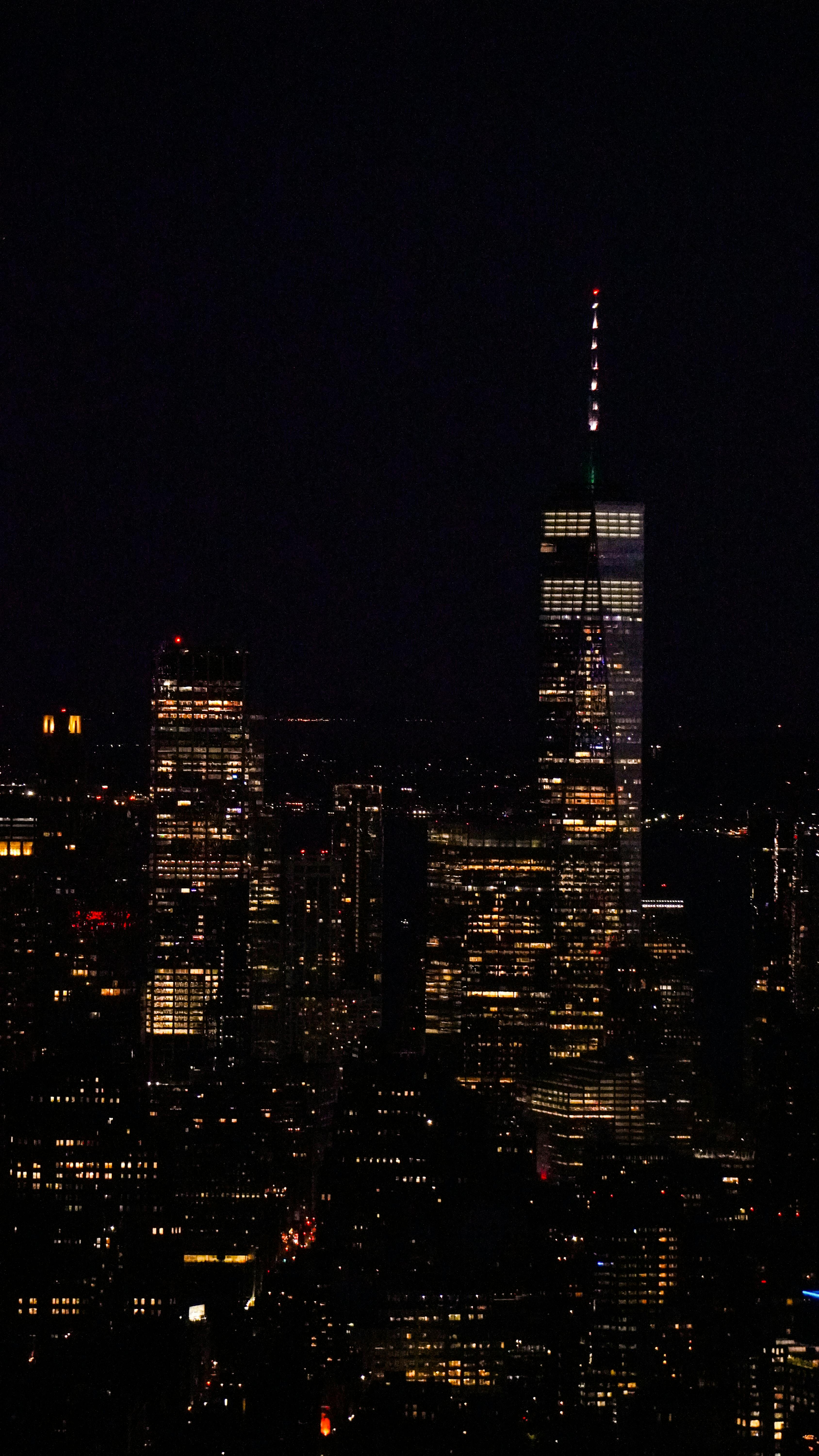 Aerial Photography of Building during Night Time · Free Stock Photo
