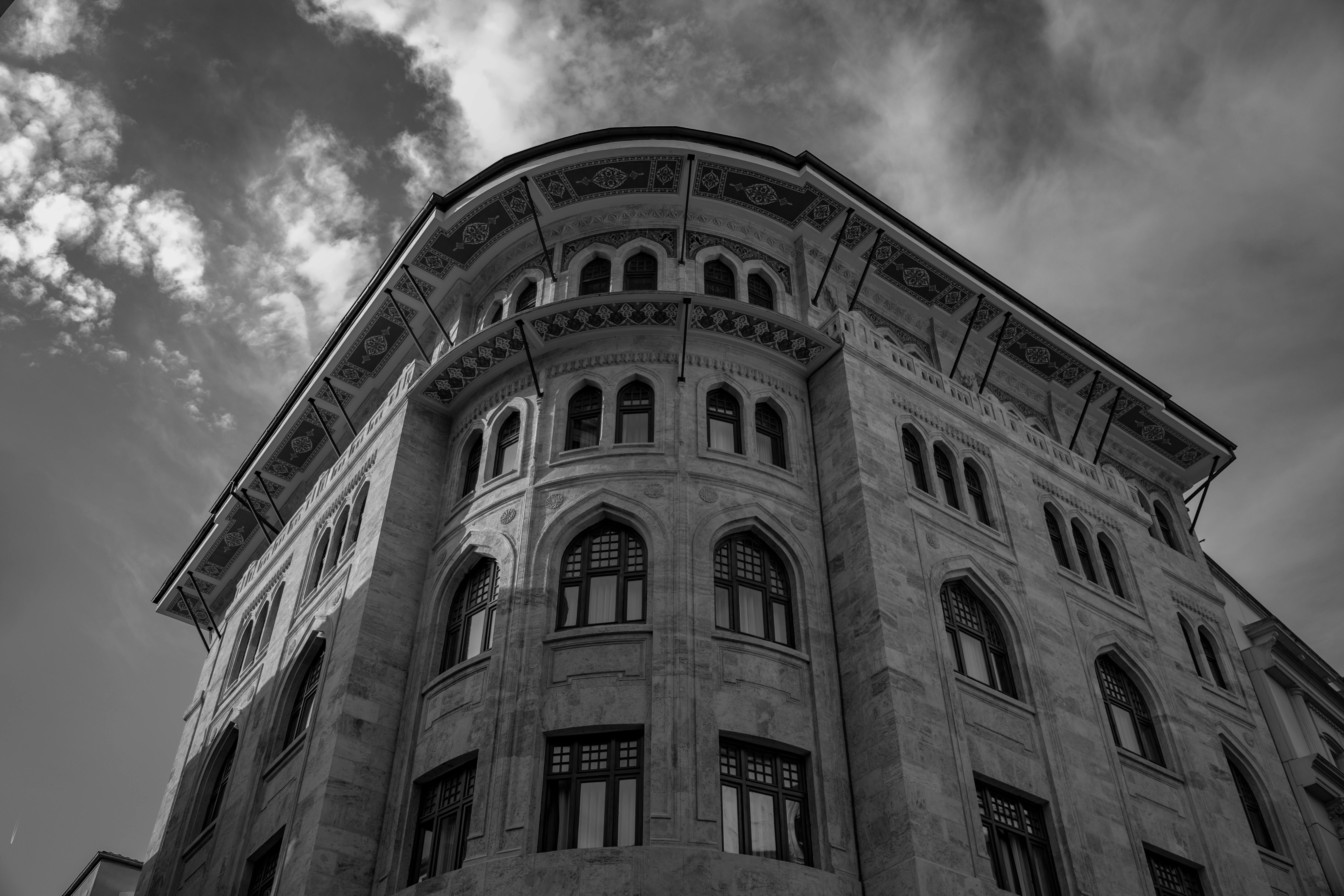 Ornamented Building Corner · Free Stock Photo