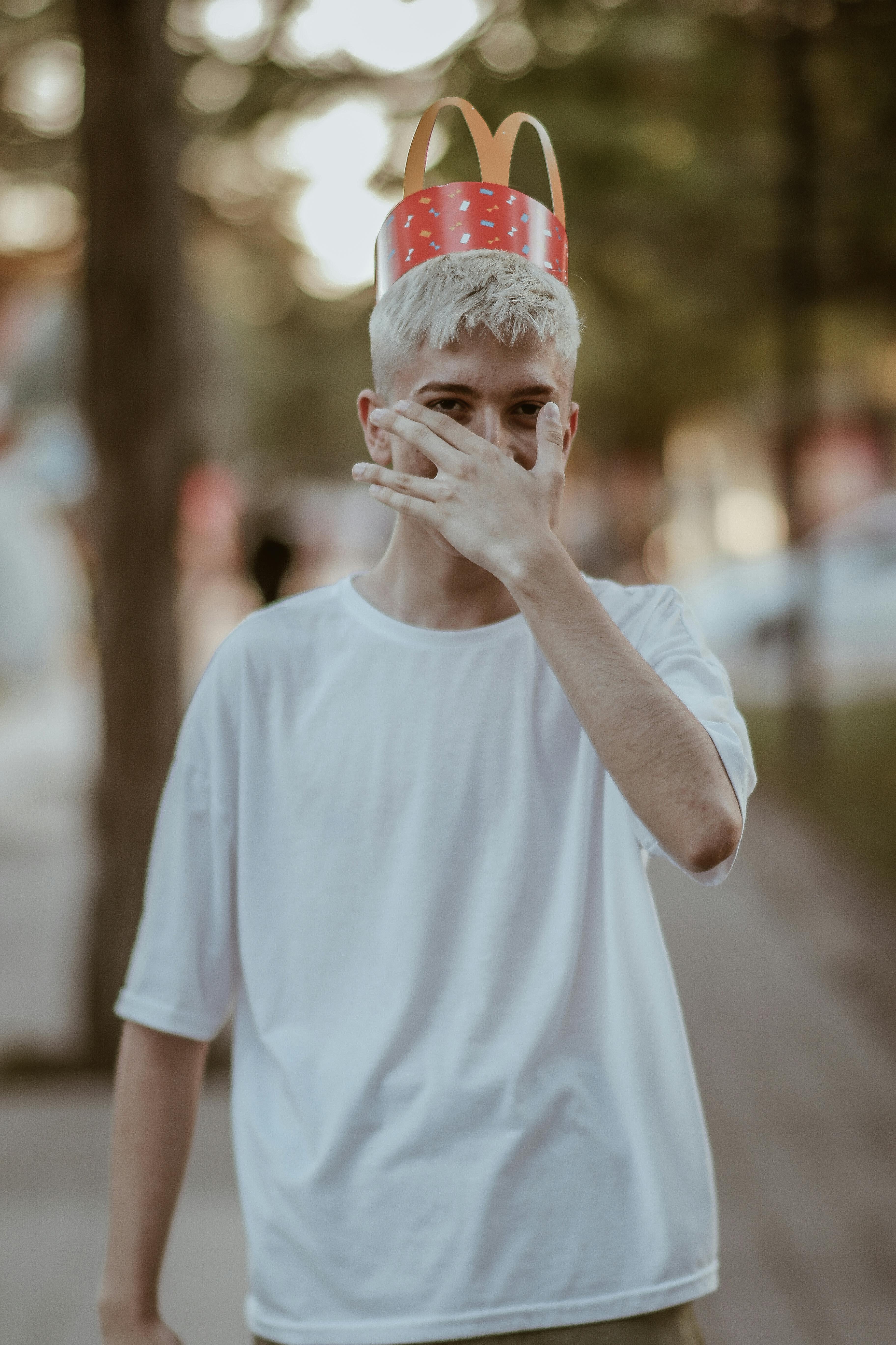 Canadian Maple Leaf on Wall with McDonalds Logo · Free Stock Photo