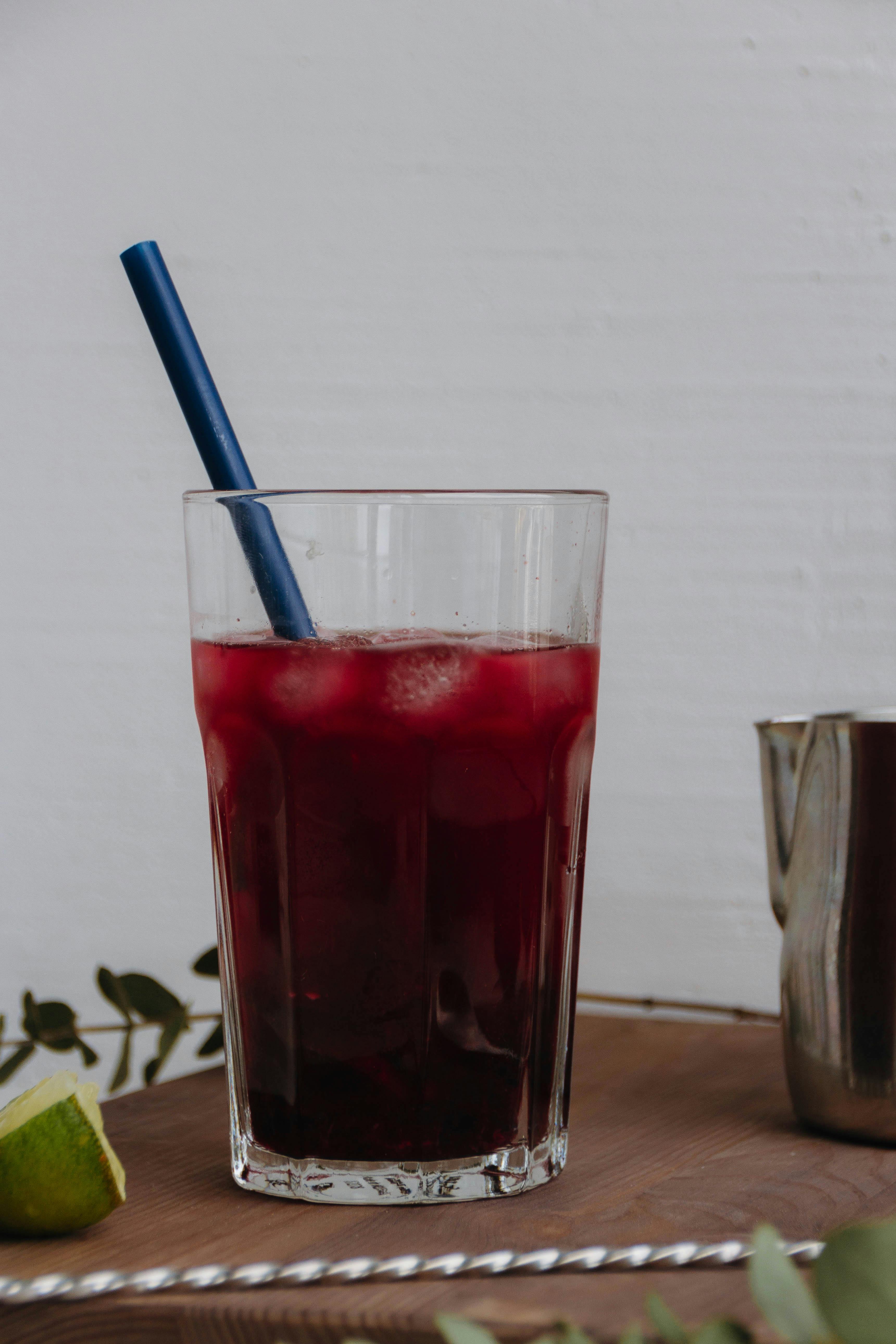 Foto profissional gratuita de aperitivo, bebida, canudo, com frio, copo ...