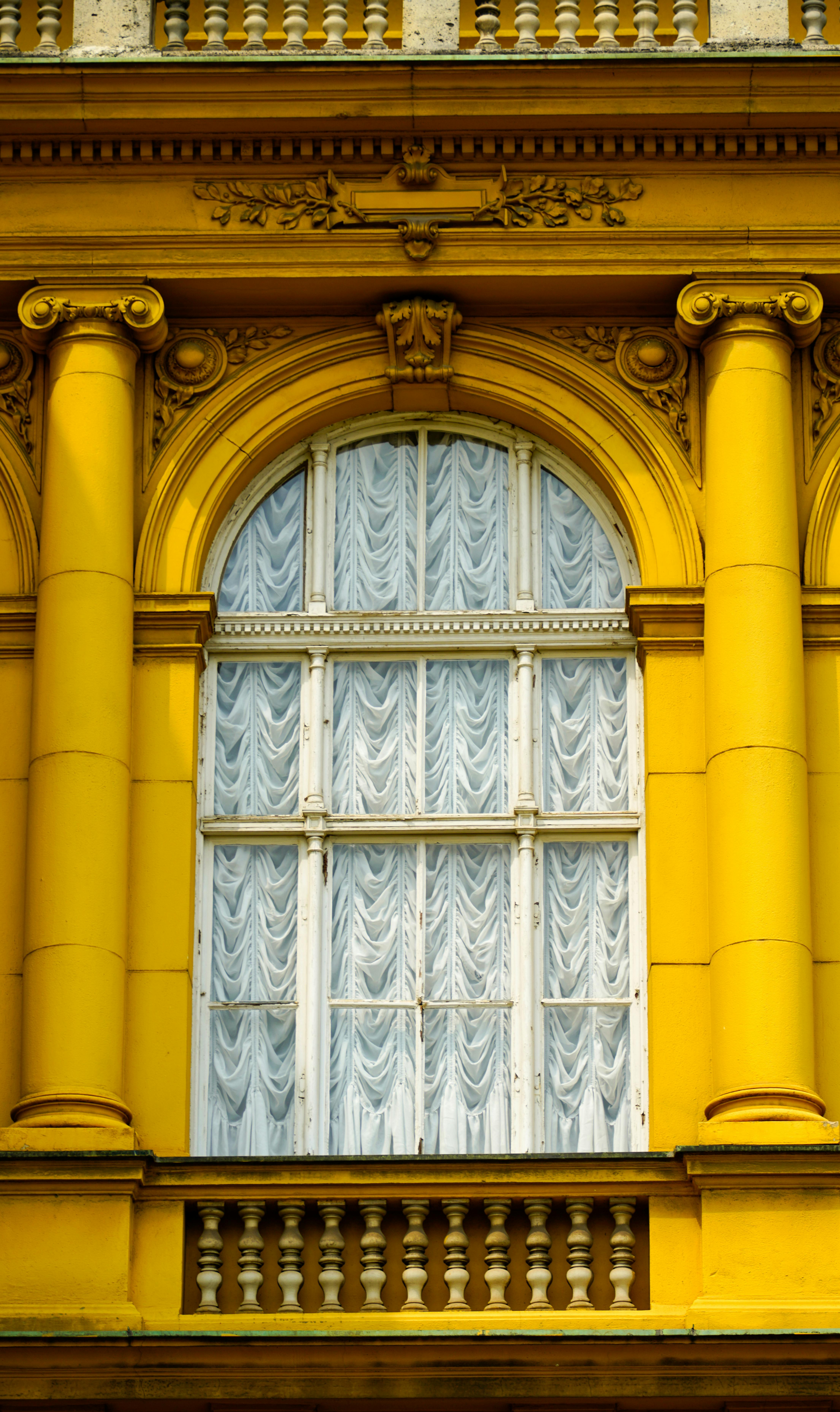 Arched Window with Pilasters · Free Stock Photo