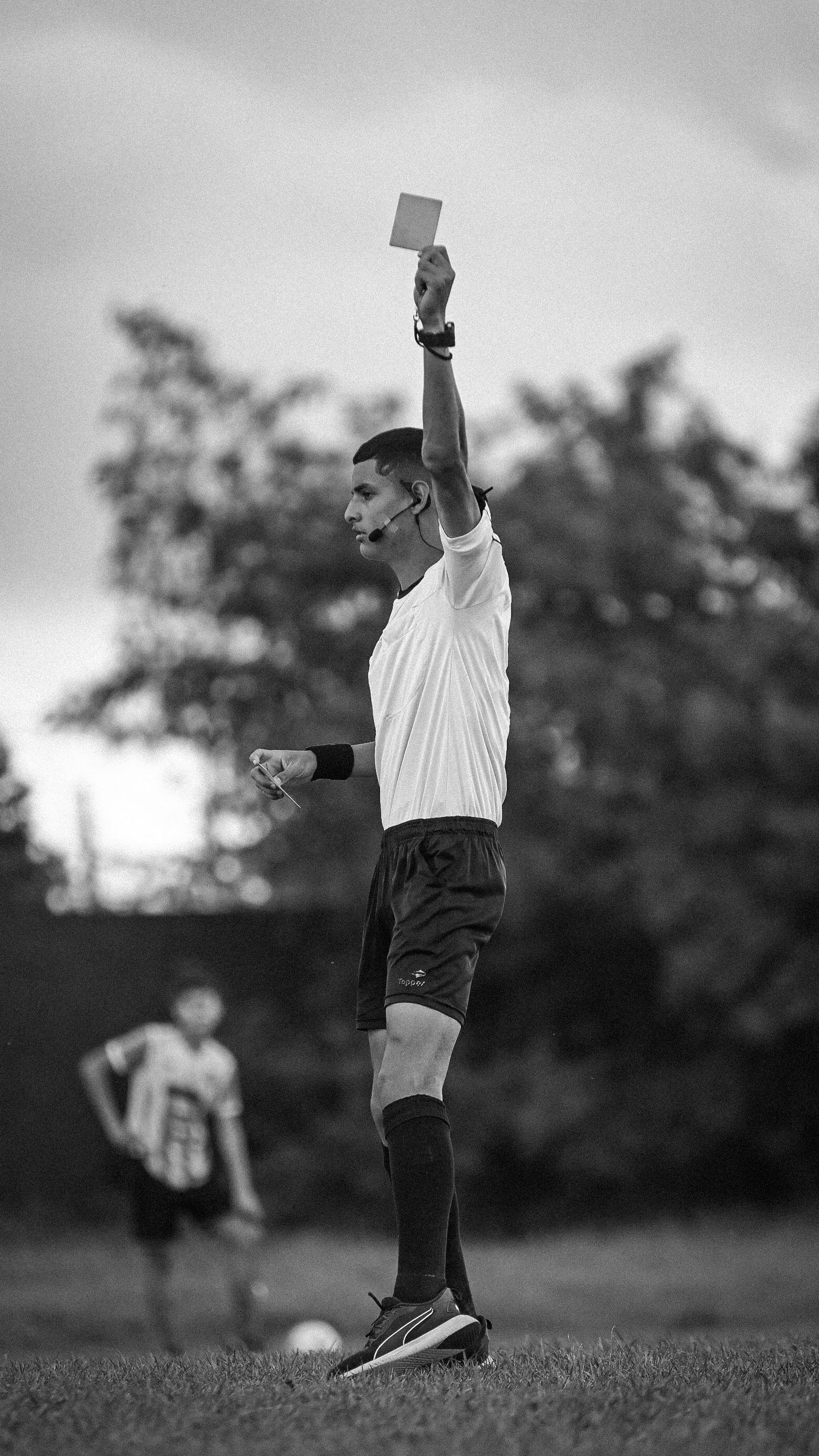 Tilt Shift Photography of a Baseball Referee · Free Stock Photo