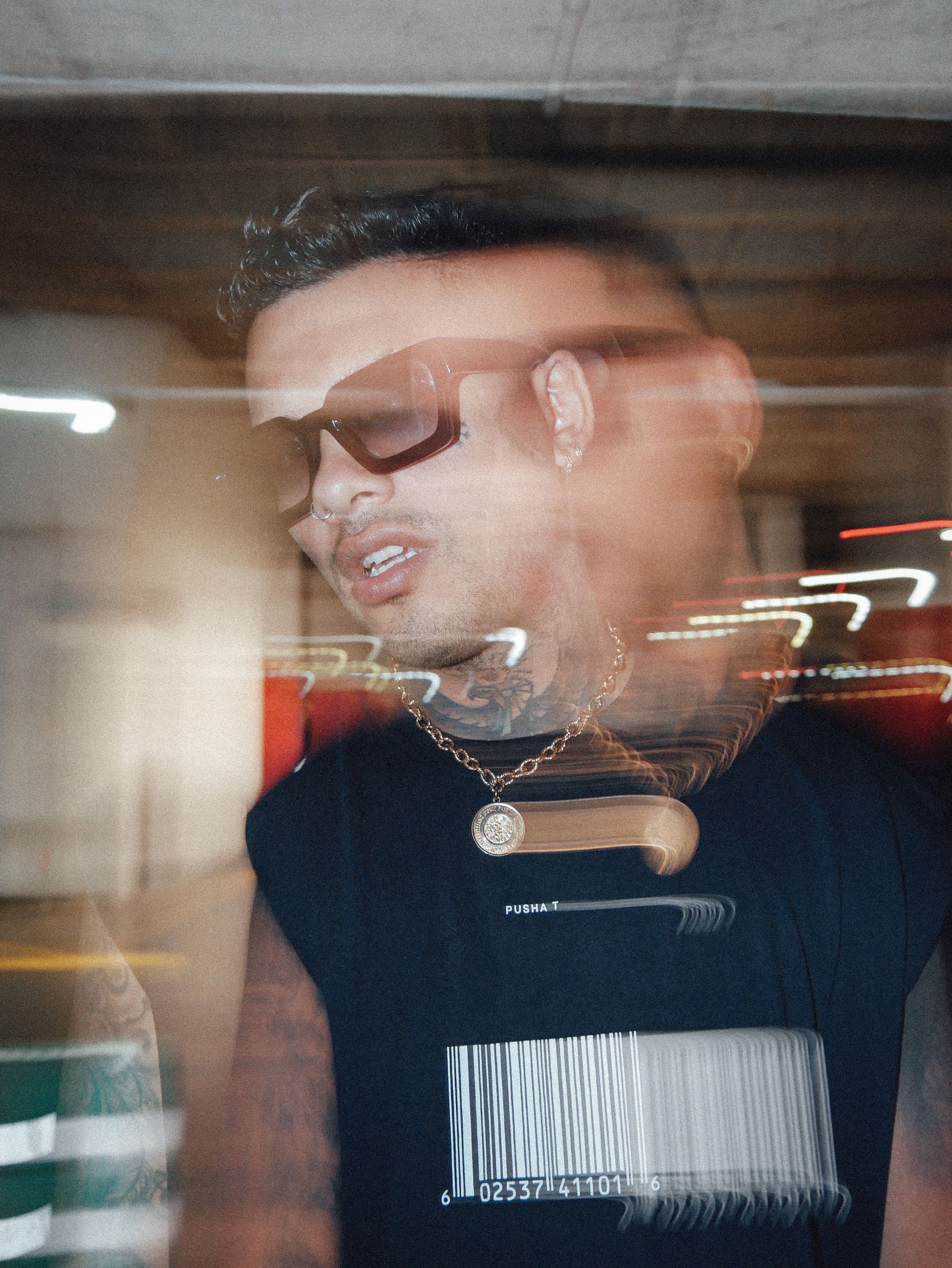 Blurred Man in Tank Top with Sunglasses · Free Stock Photo