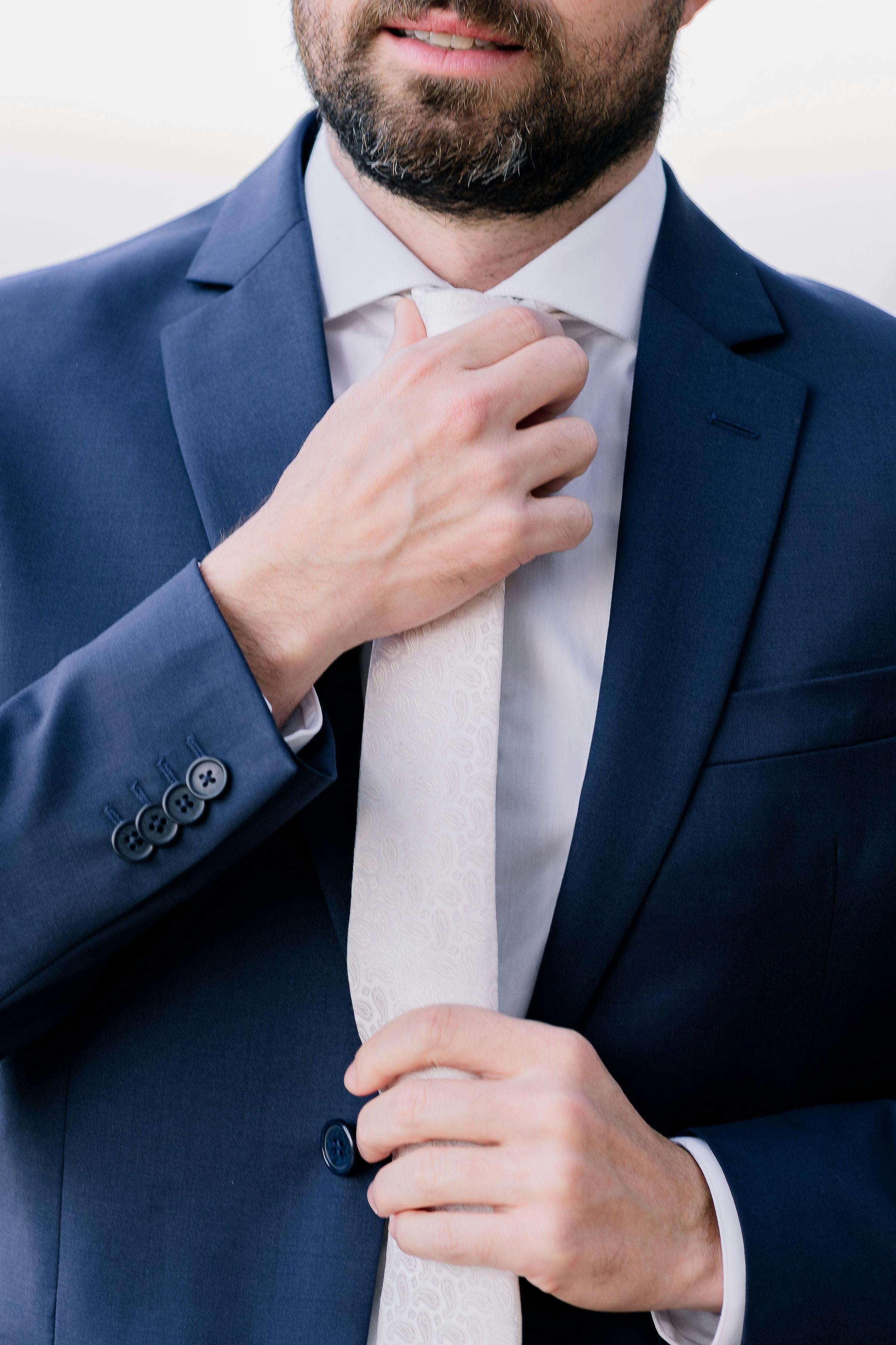 Man in a Suit Wearing a Sash with Italian Colors · Free Stock Photo