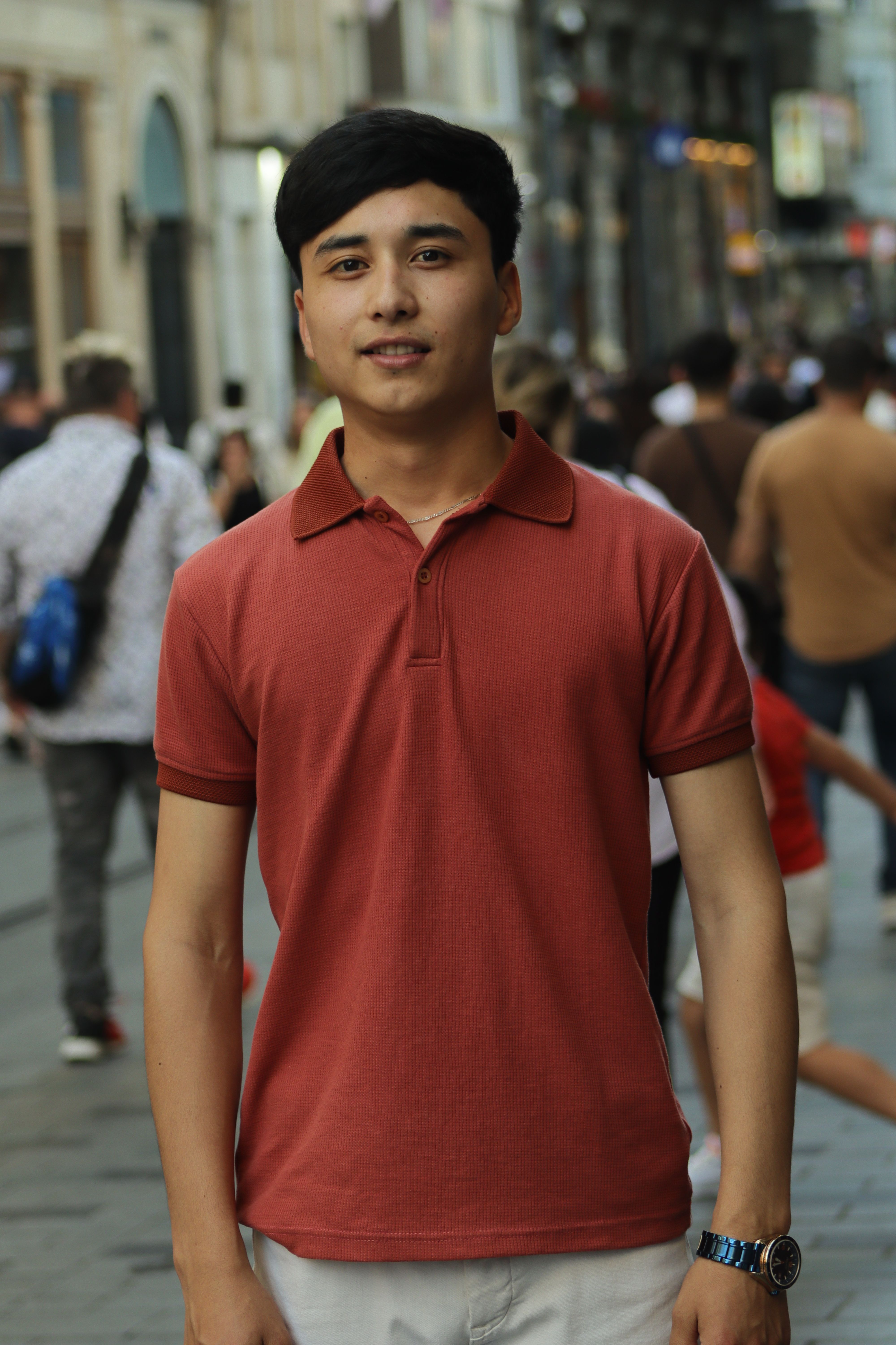 Man in Red Polo Shirt · Free Stock Photo