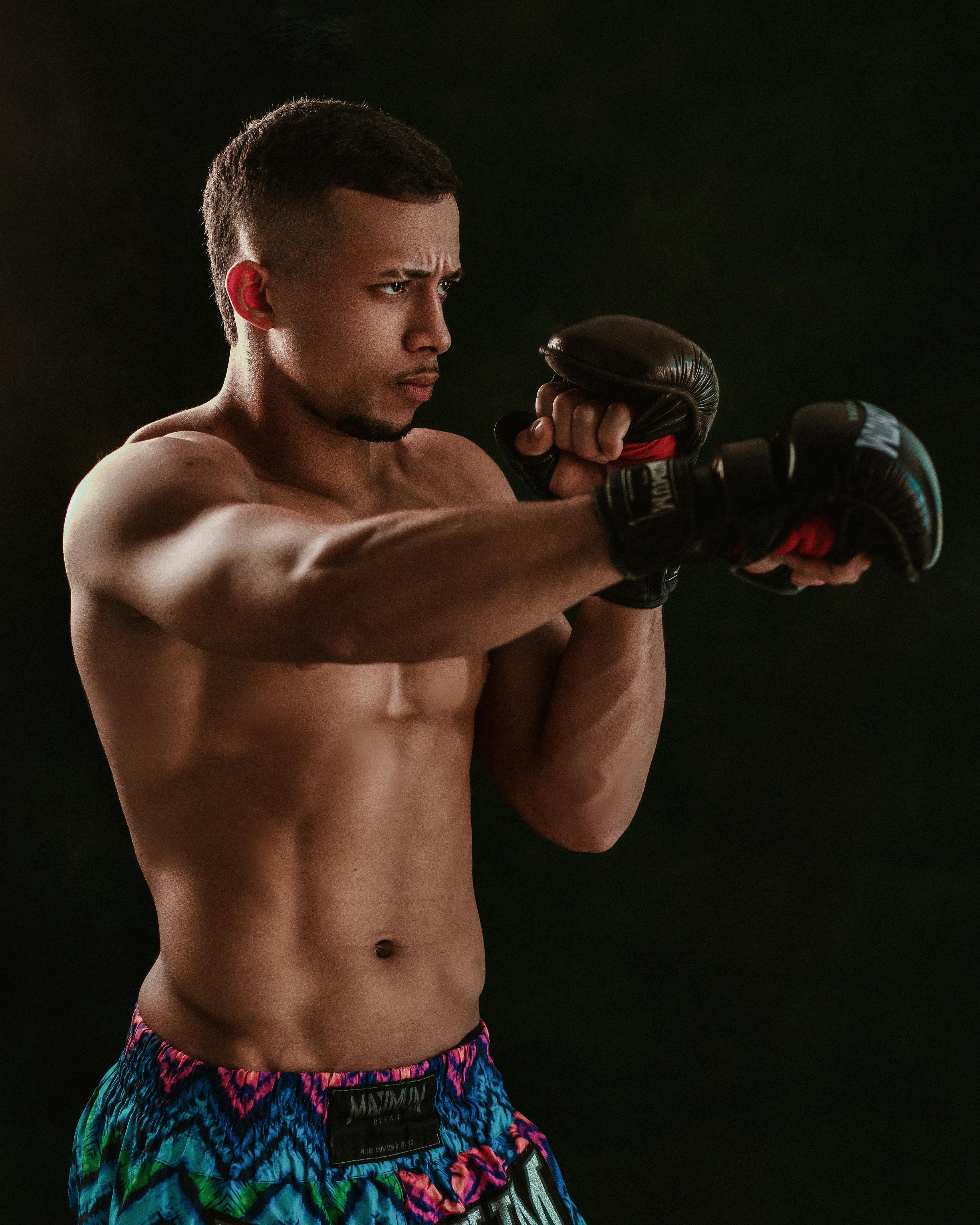 Shadowboxing MMA Fighter · Free Stock Photo