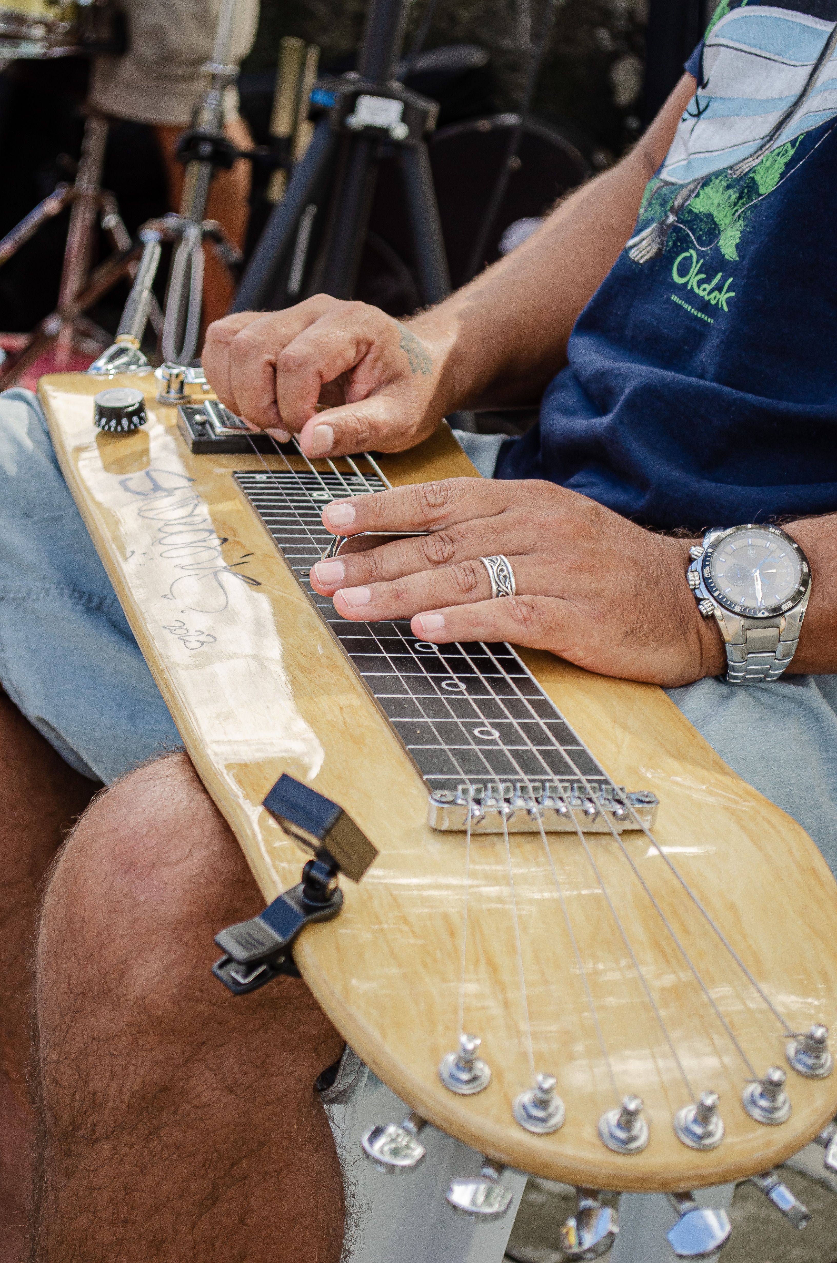 Man Holding a Musical Instrument · Free Stock Photo