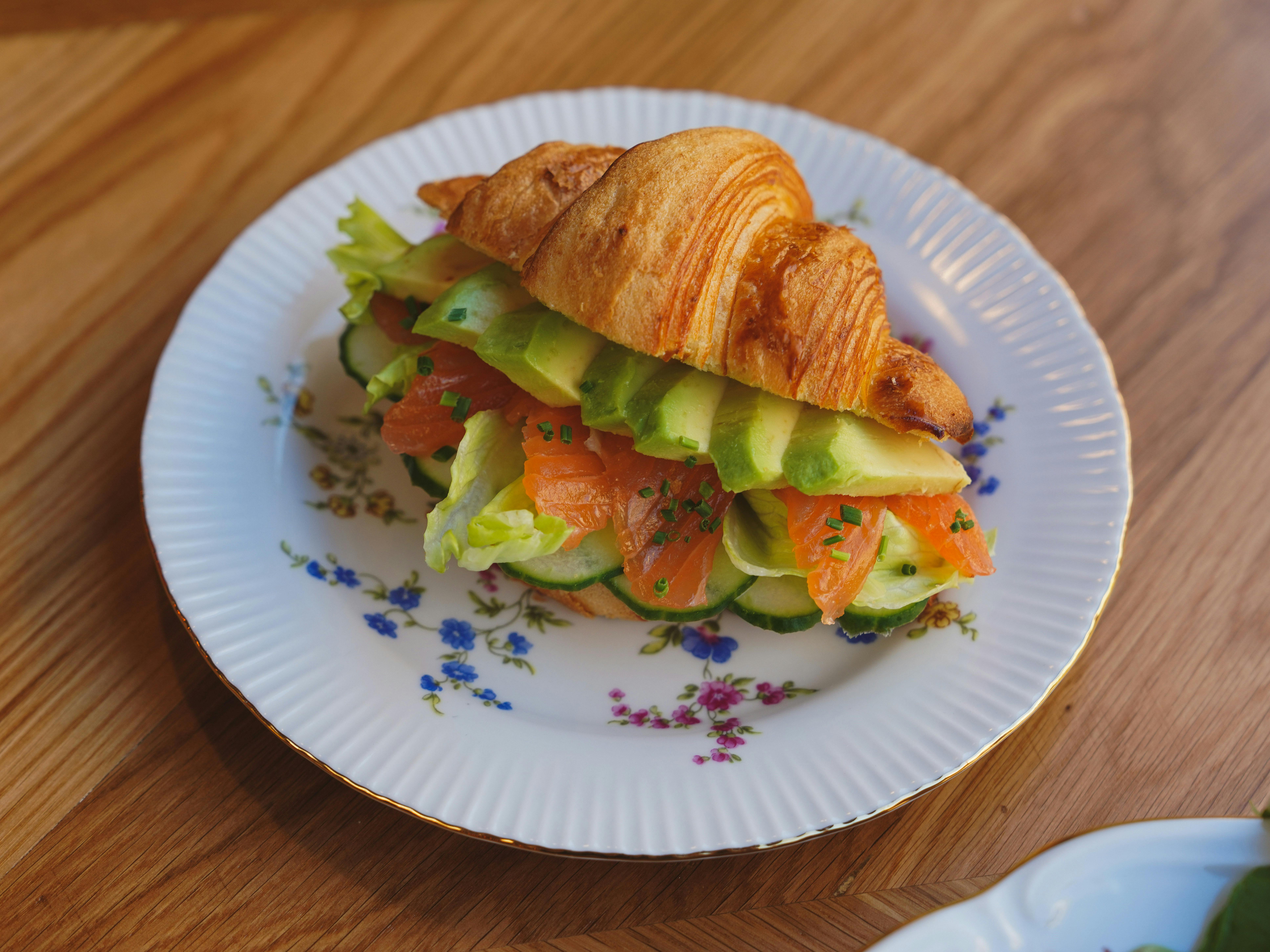Croissant with Vegetables · Free Stock Photo