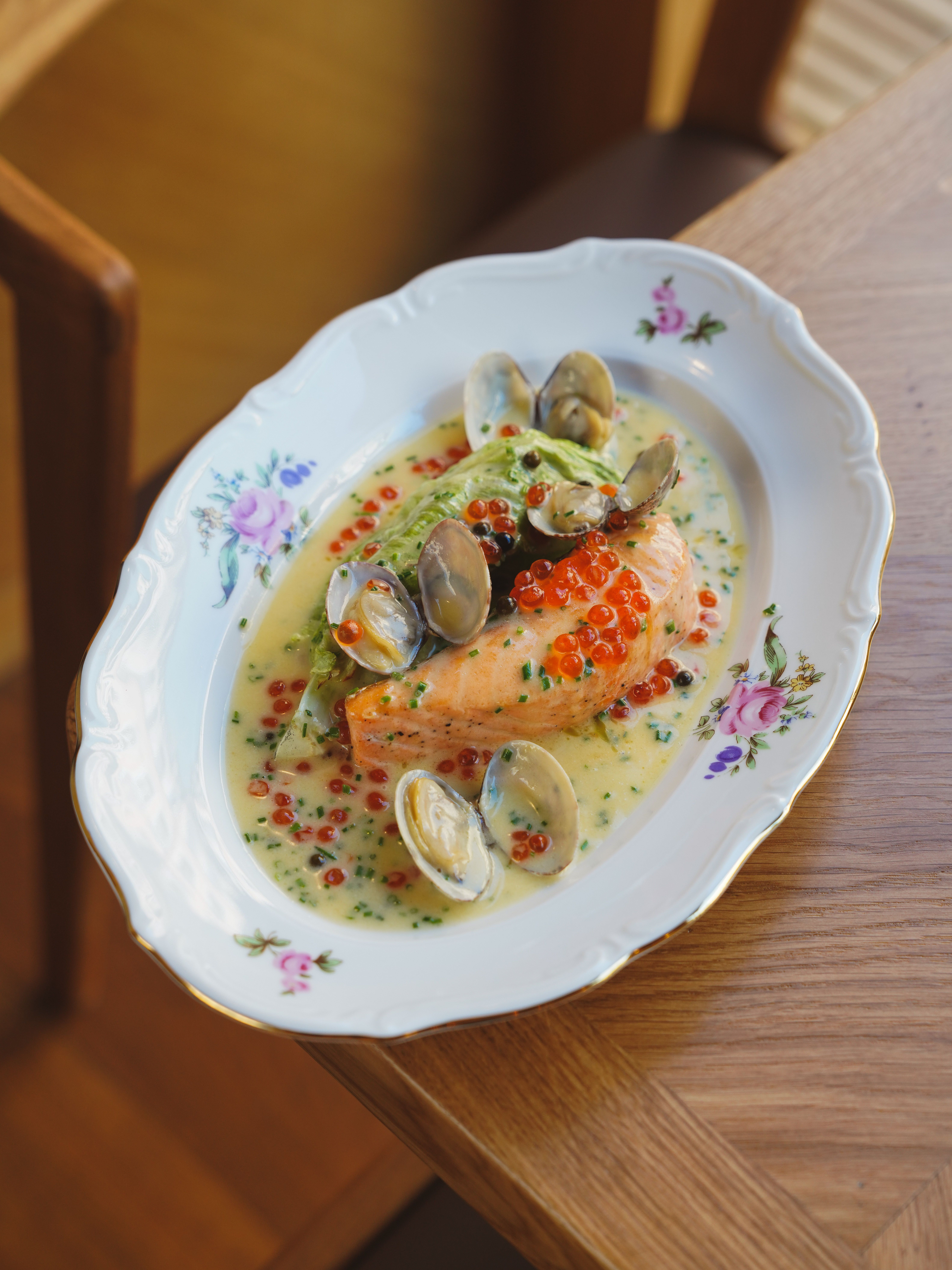 A Homemade Salmon on a Plate · Free Stock Photo