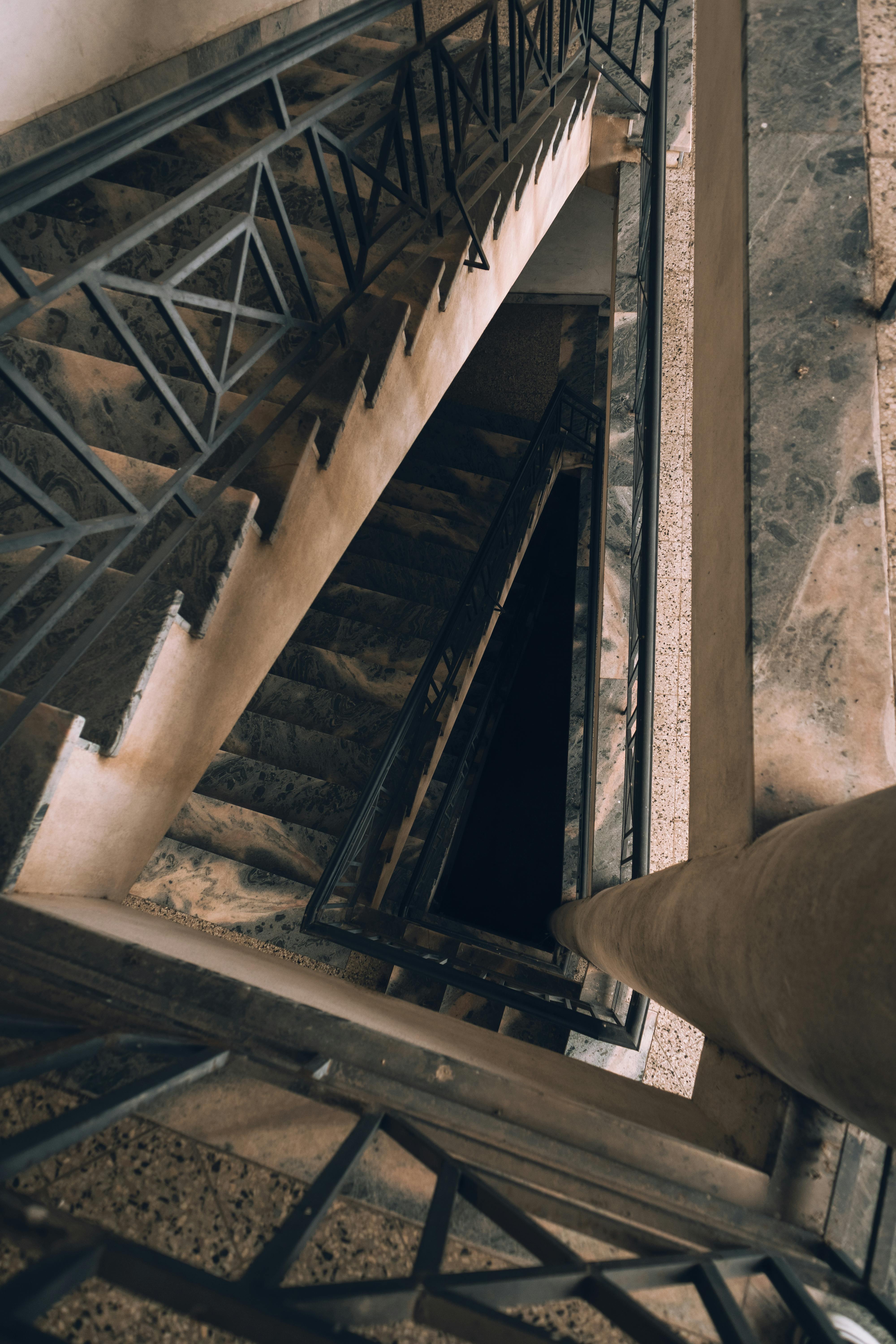 Old Triangular Staircase · Free Stock Photo