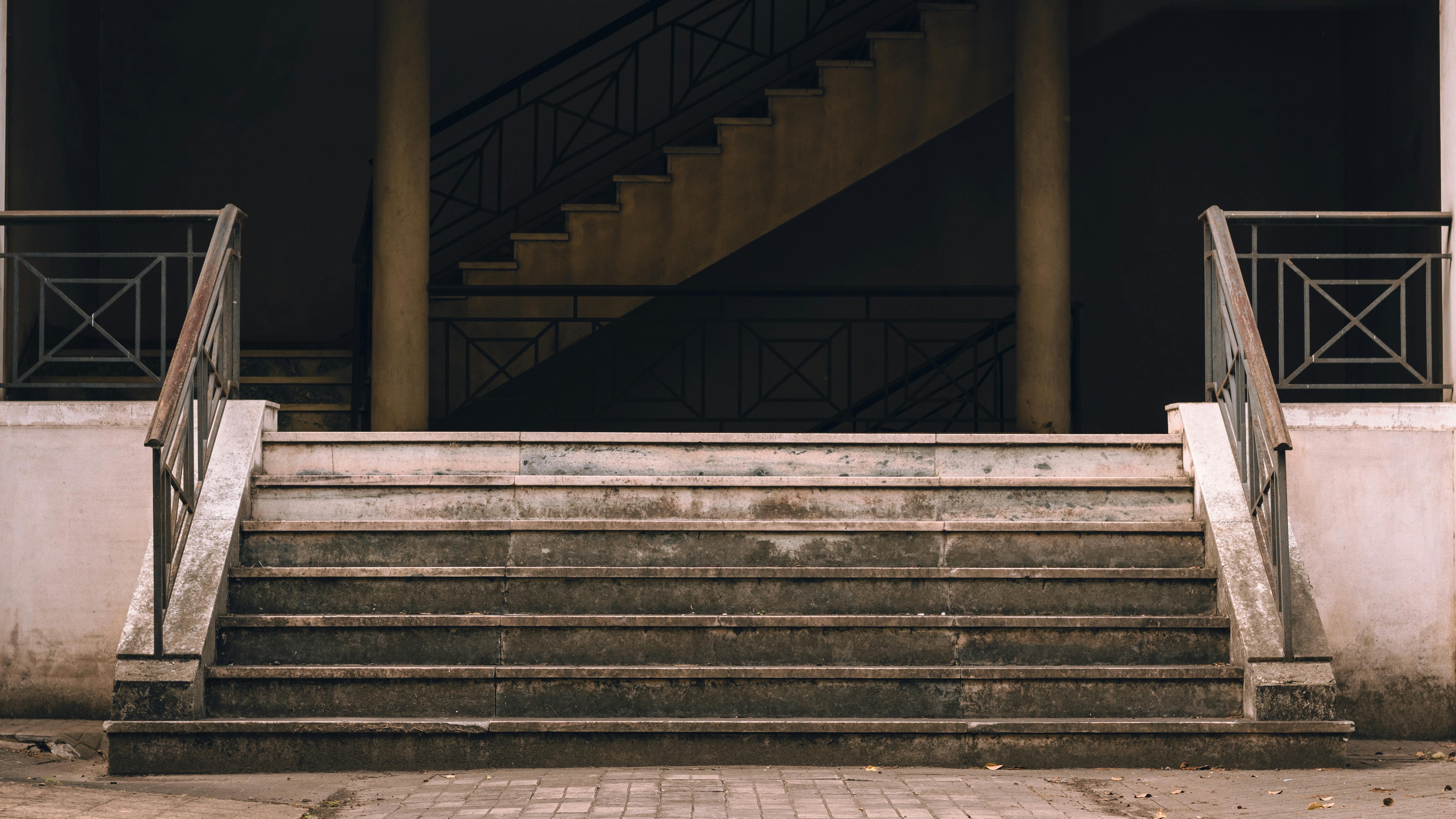 Dirty Stairs on Street · Free Stock Photo